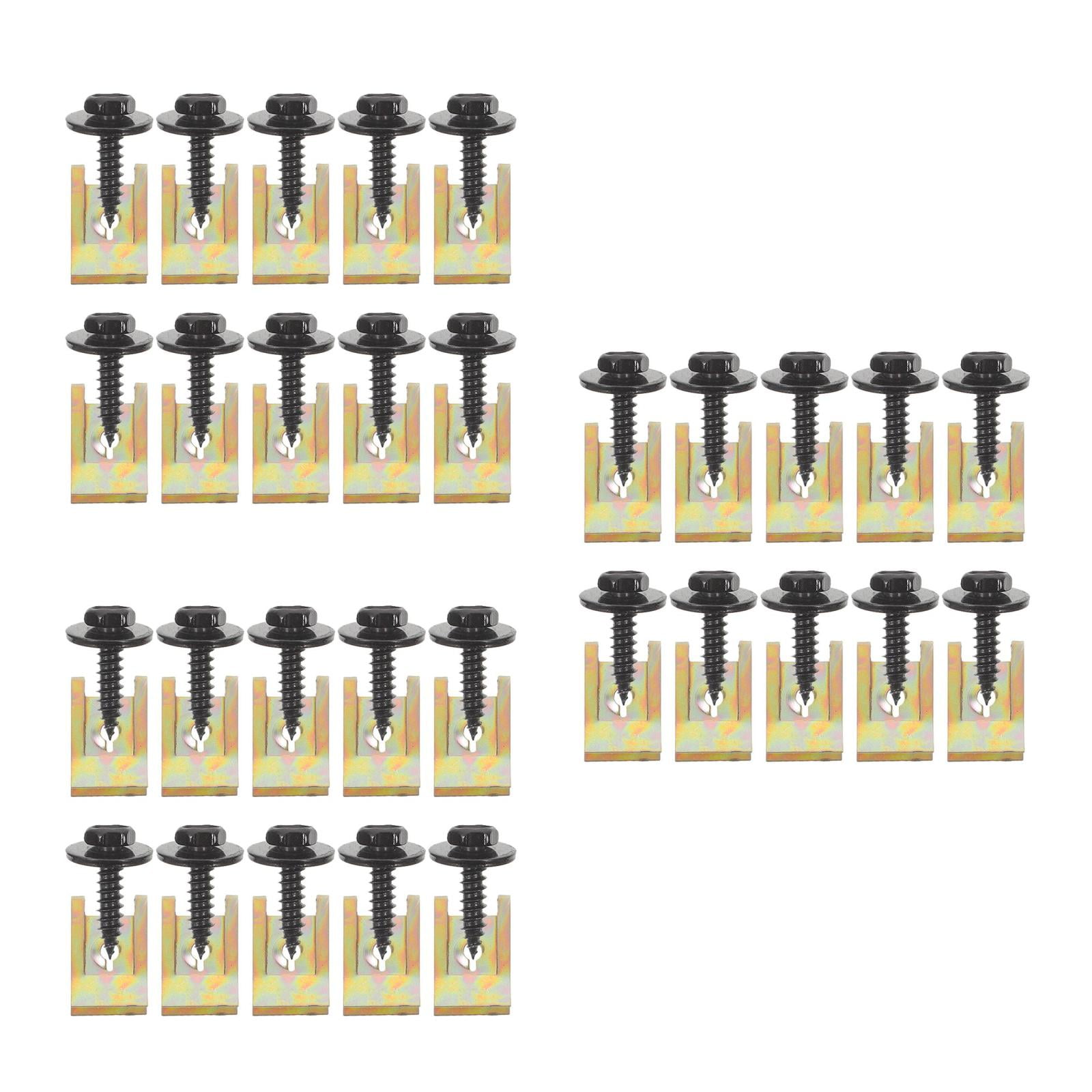 OUNONA 30 Sets Automotive Clips and Fasteners Set Heavy Duty Head Self ...