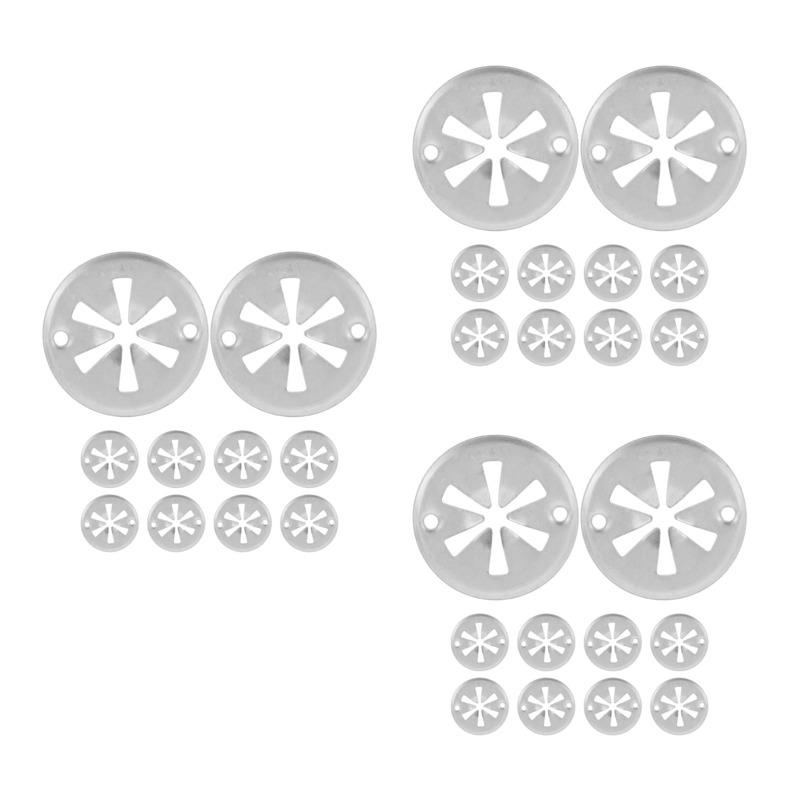 OUNONA 30 pcs Car Heat Shield Fixing Clip Metal Clip Practical Washer ...