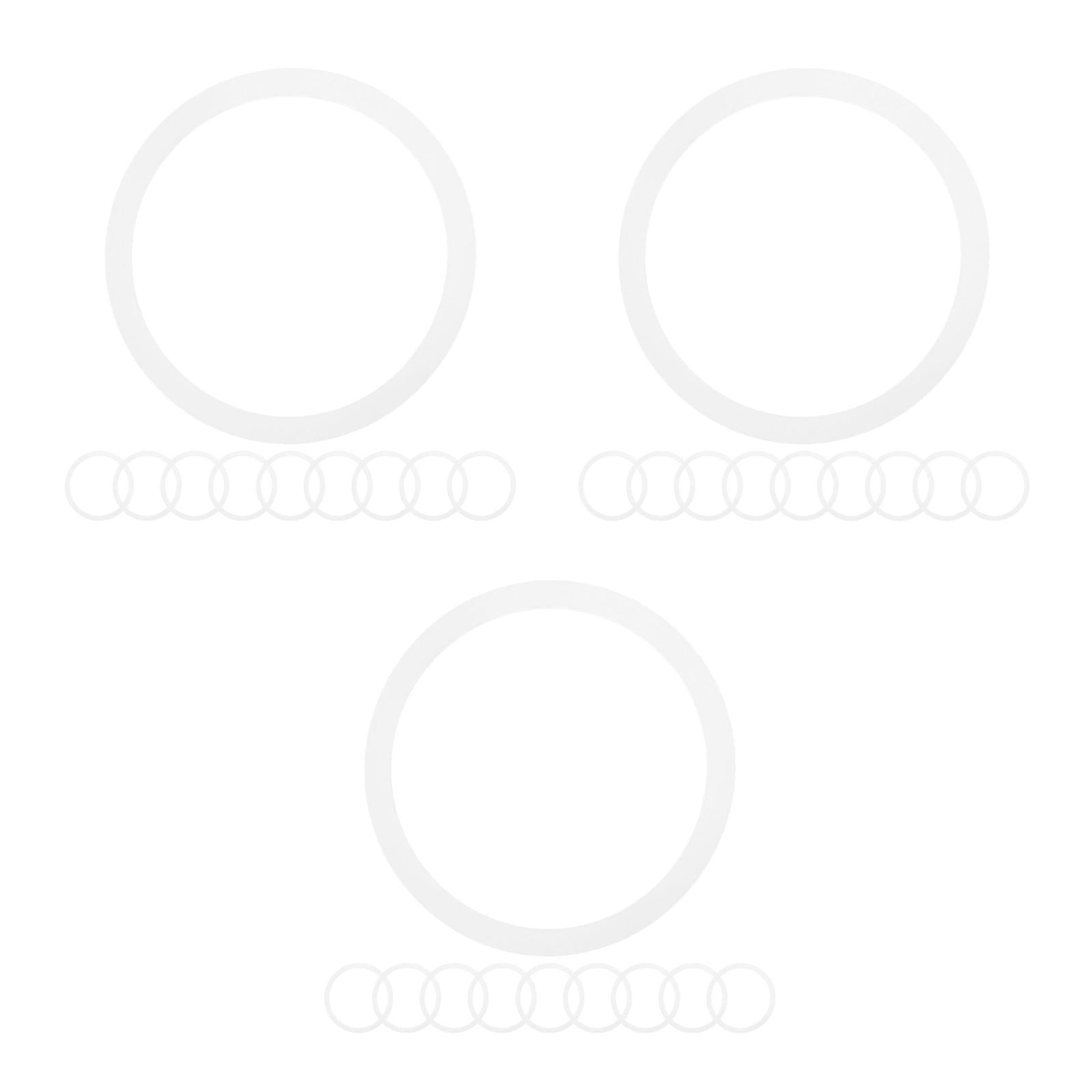 OUNONA 30 pcs Silicone O Gasket for Compressor Valve and Pipe Repair ...