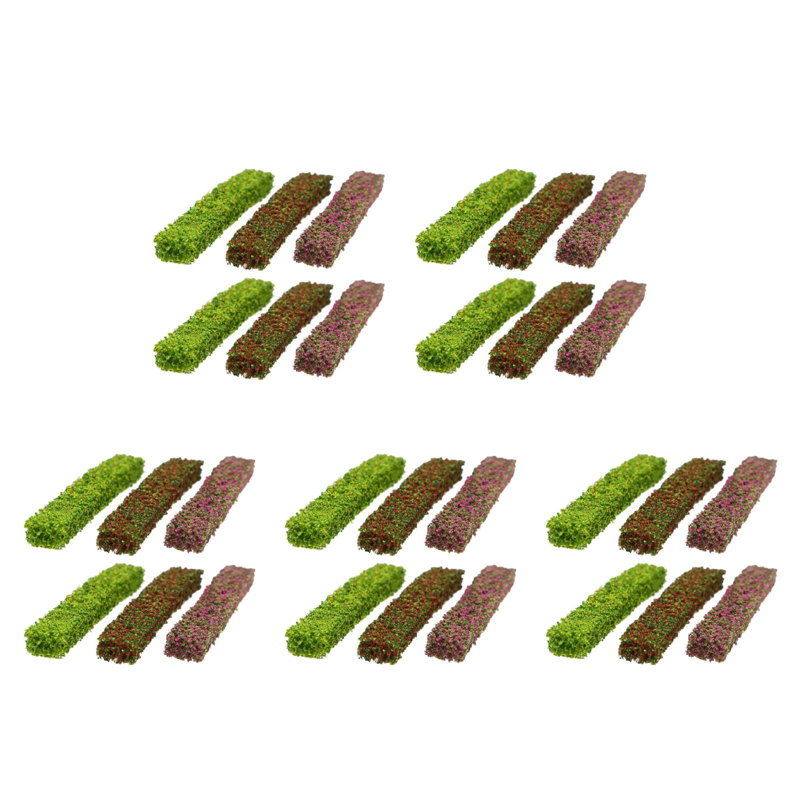 OUNONA 30 pcs Static Grass Bush Model Static Scenery Models Shrubs ...