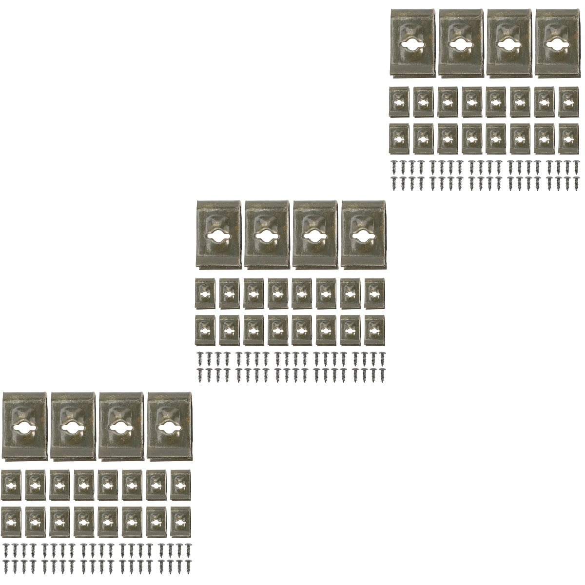 OUNONA 300 Pairs of Self Tapping Screw And Fence Wire Clips Set ...