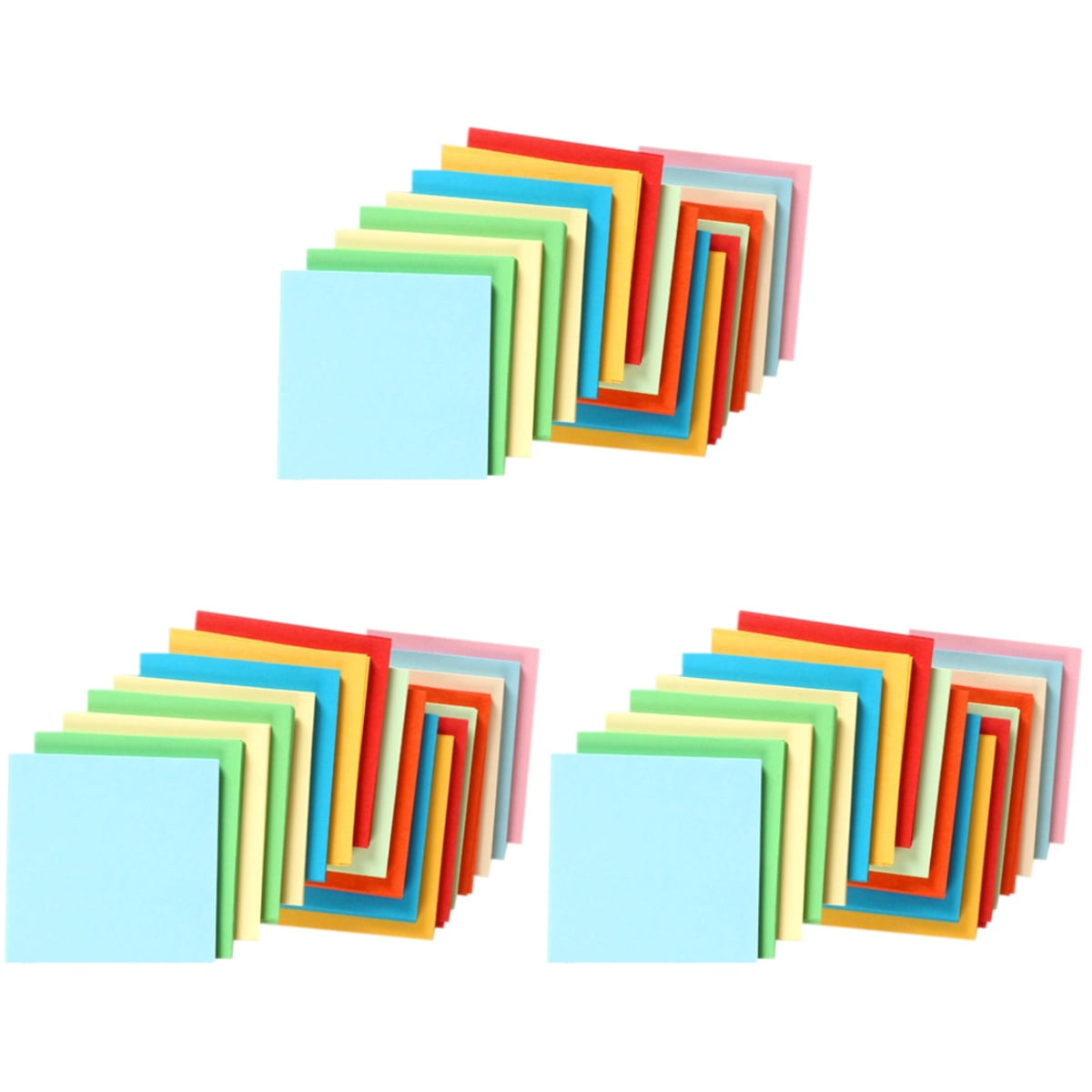 OUNONA 300 Sheets Double Sided Origami Paper with Vivid Color Square ...