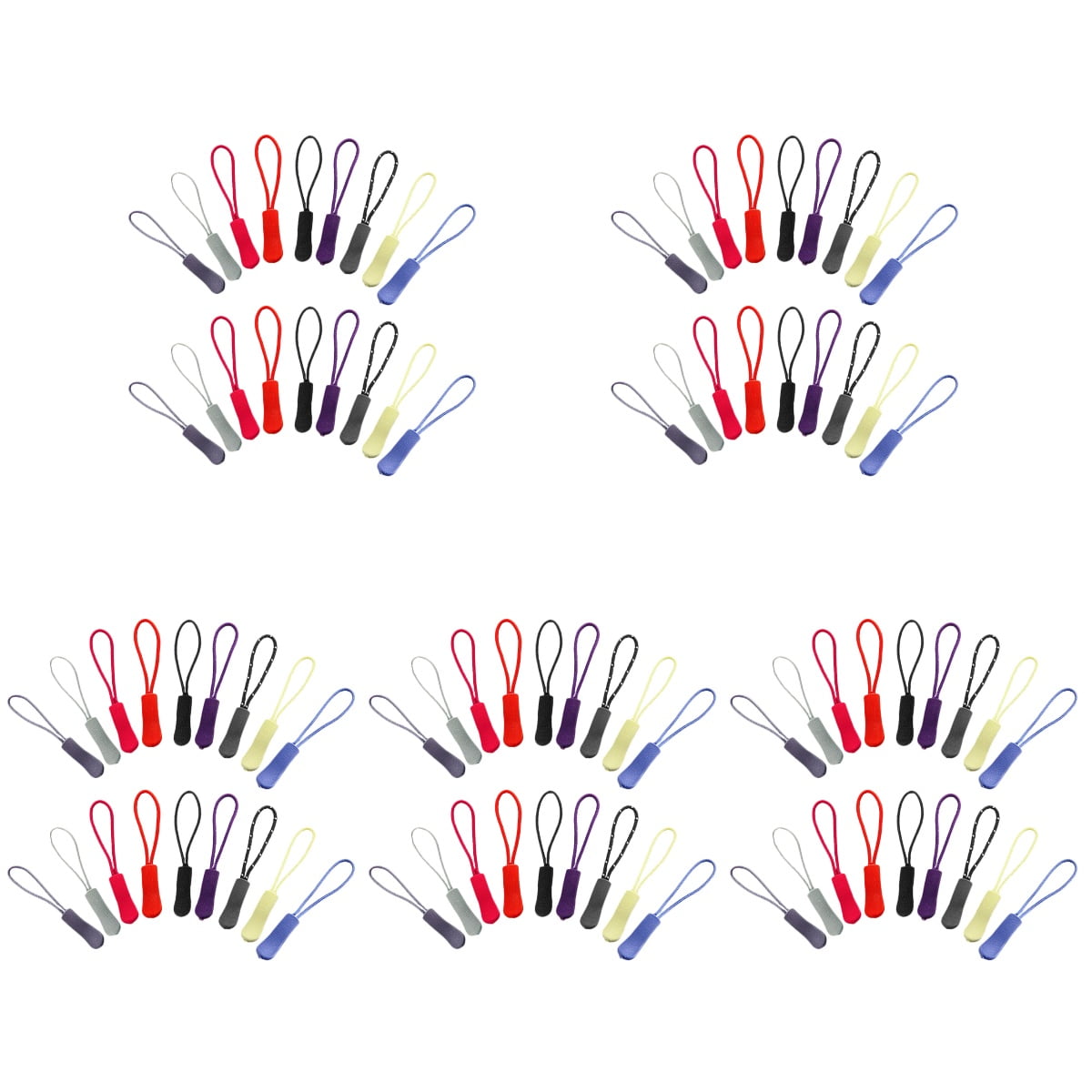 SASABAXI Zipper Puller PVC For Handbags Coat 300Set - Walmart.com