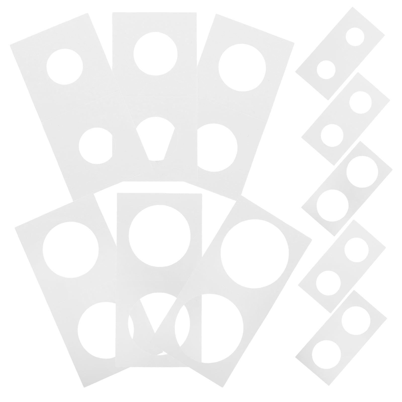 OUNONA 300pcs Coins Holders Coin Display Flips Paper Coin Flips Coin ...