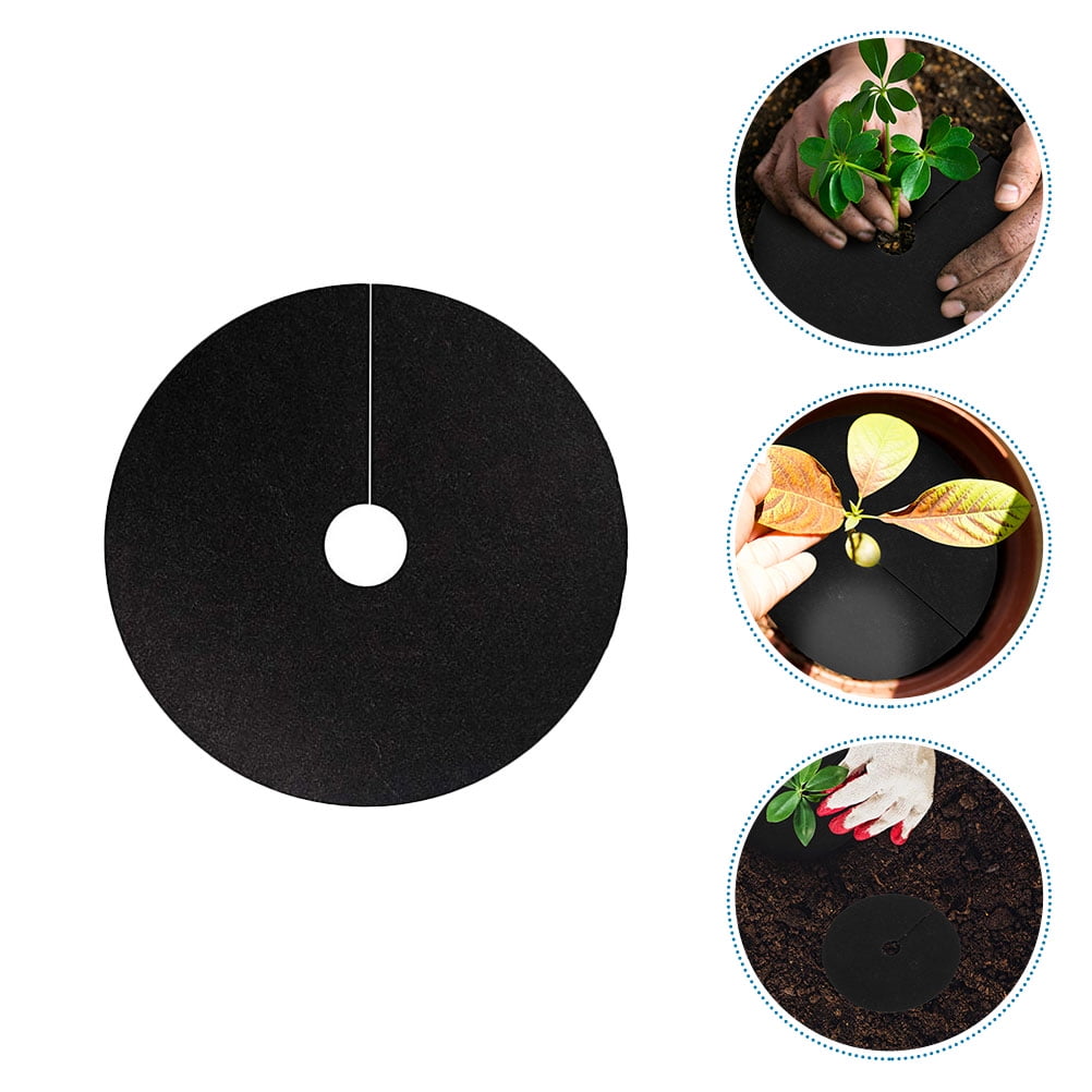 OUNONA 30pcs Non-Woven Fabric Control Mat for Cabbage Plant Protection ...