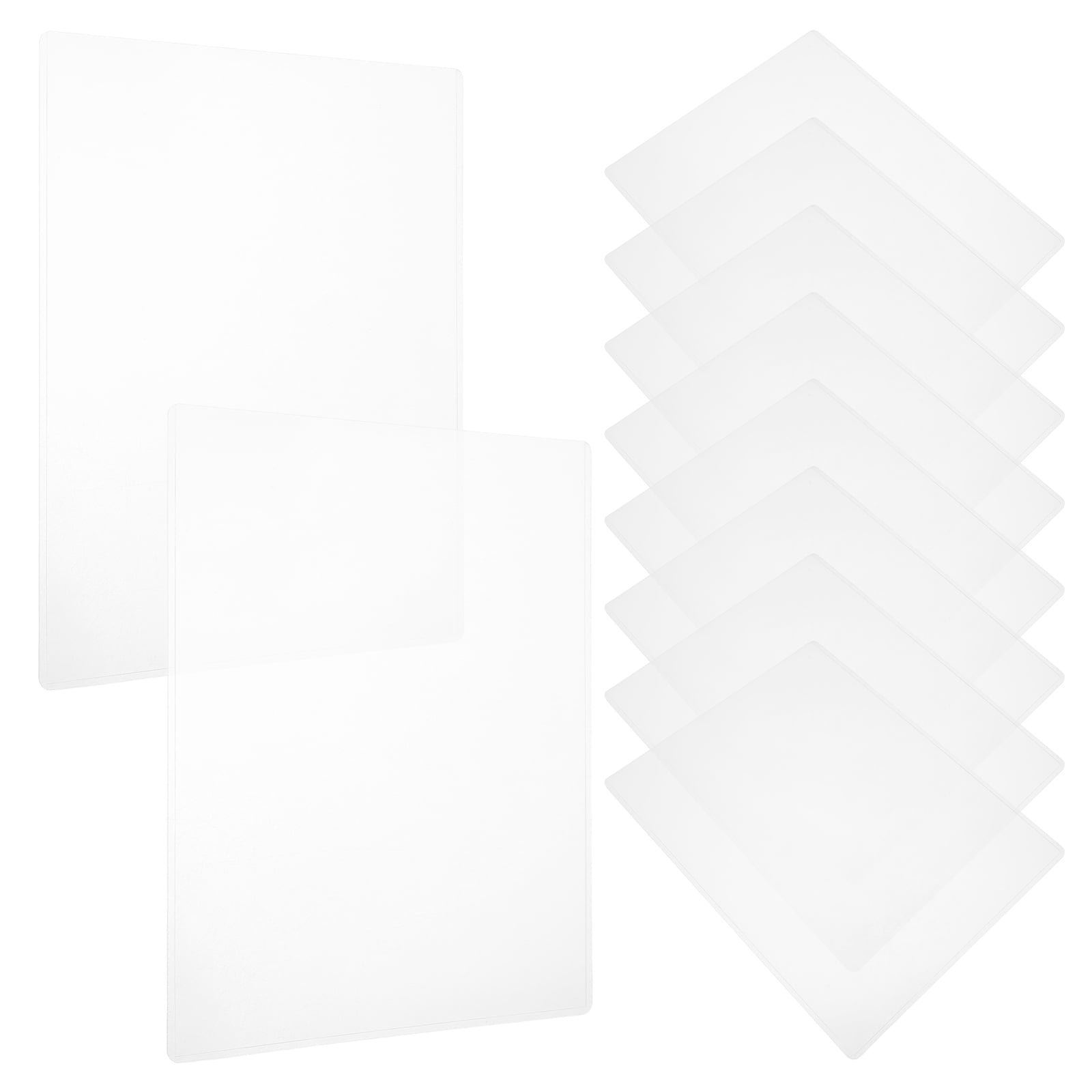 OUNONA 30pcs Transparent Hard Plastic Sleeves For Menus Posters And ...