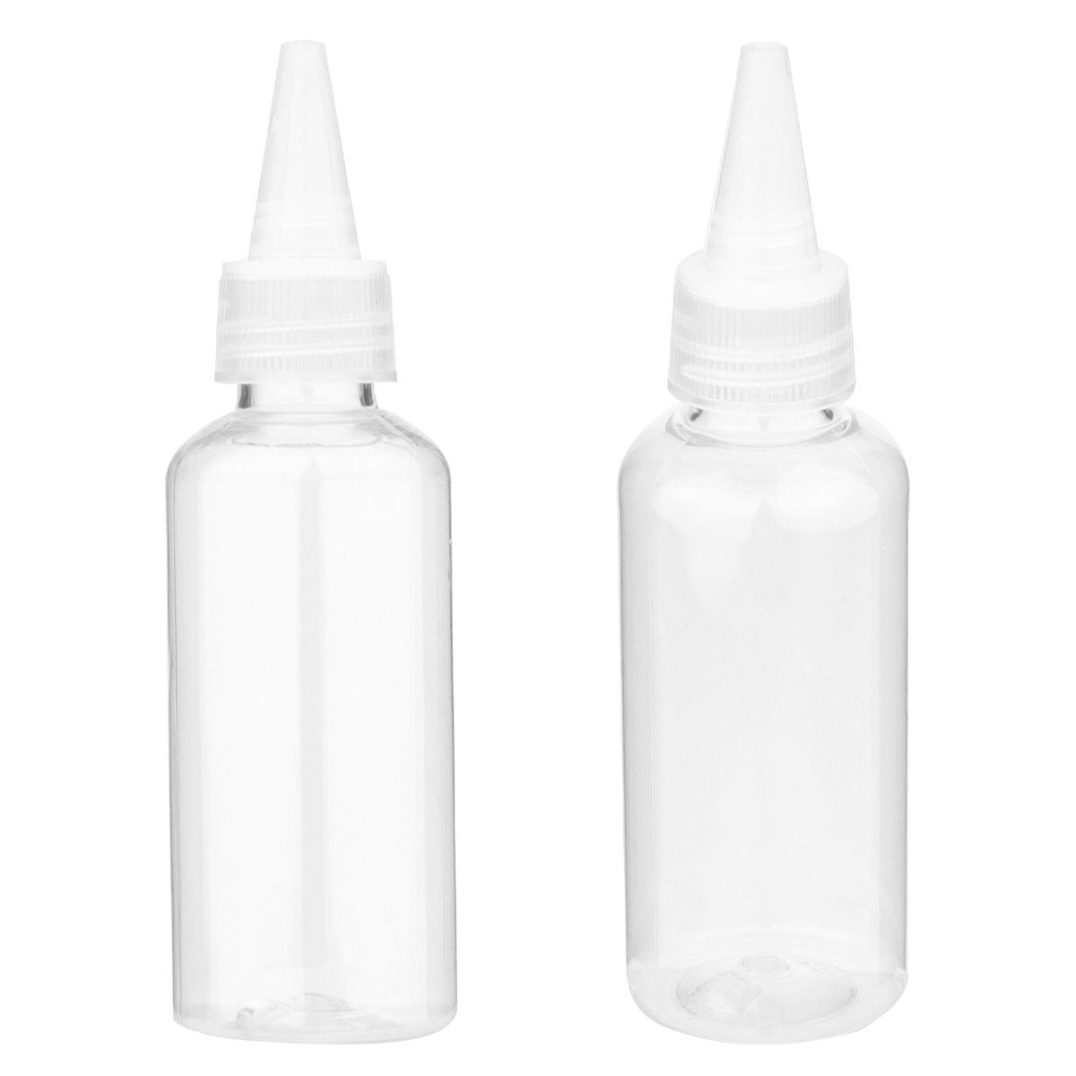 OUNONA 30pcs Transparent Plastic Dispensing Bottles for Storage 60ml ...