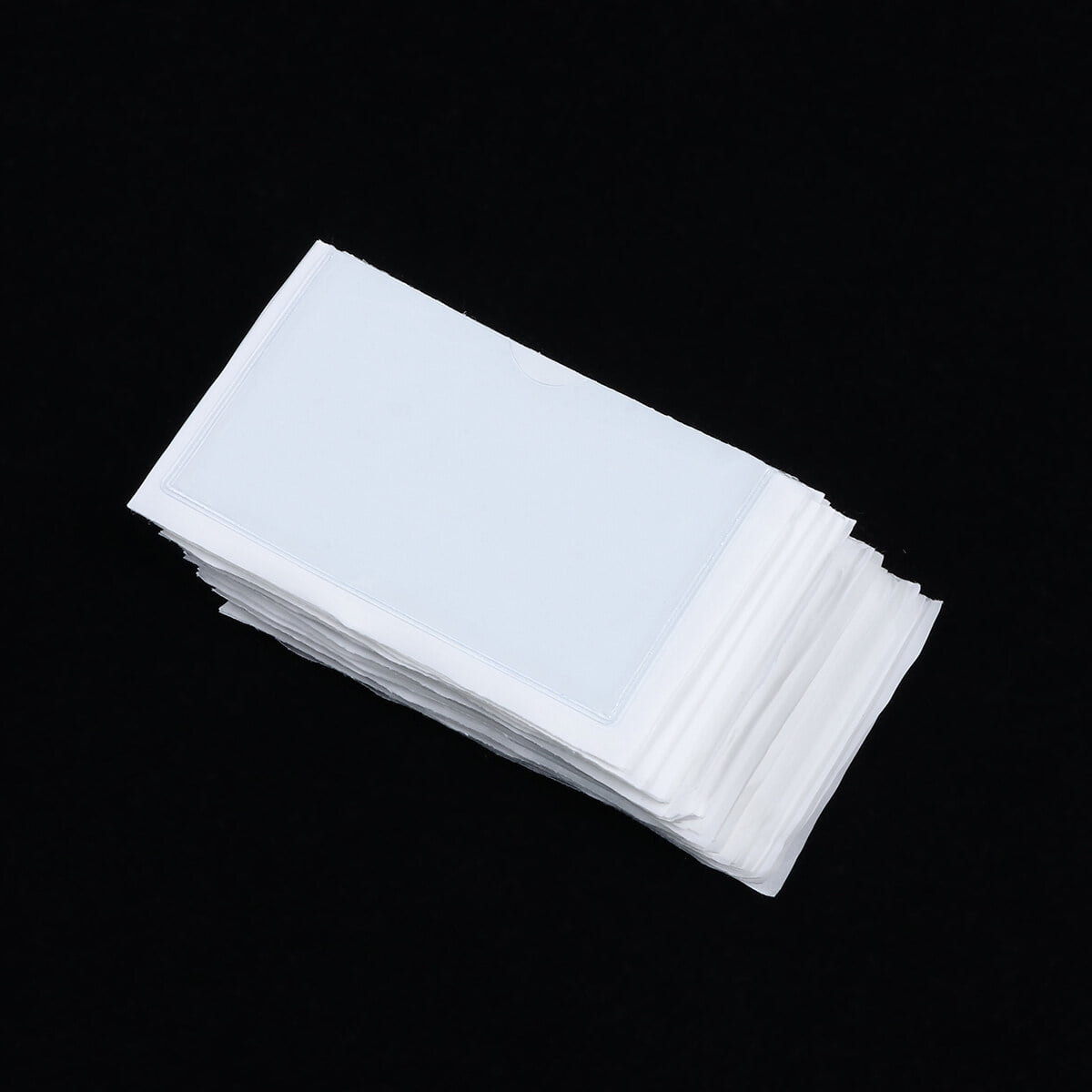 OUNONA 32Pcs Transparent Back Plastic Bag Logistics Documents Self-sealing Bag Transparent Self ...