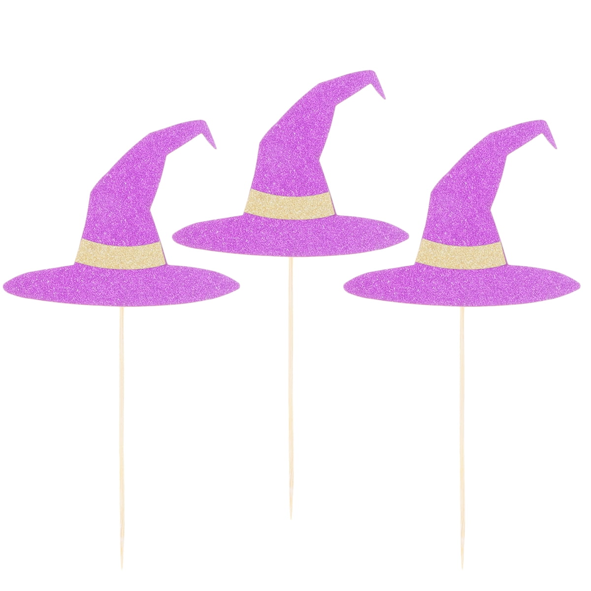 OUNONA 36 PCS Cake Topper Both Cupcake Toppers Decoration Dessert Witch ...