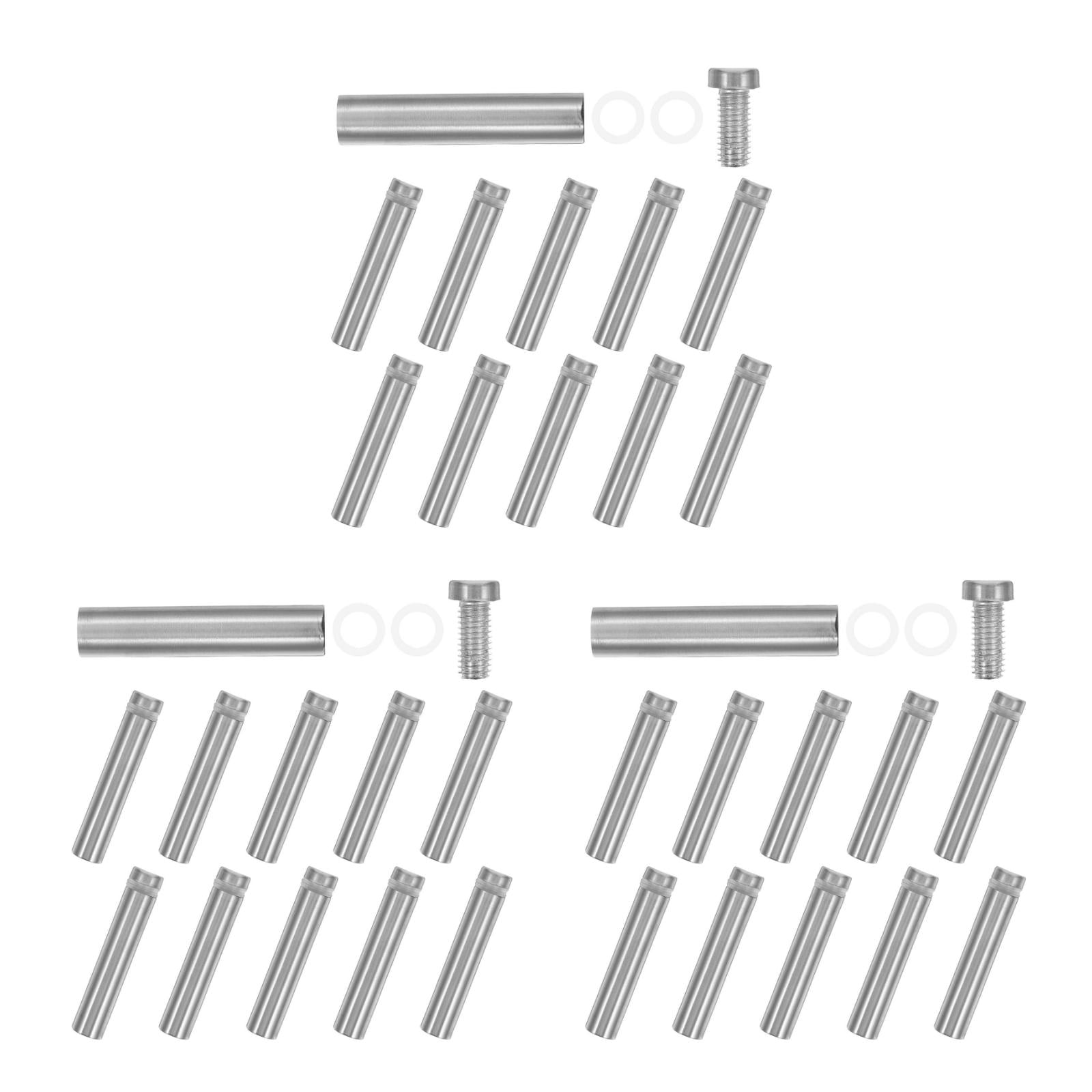 OUNONA 36 Pcs Stainless Steel Standoff Screws Advertising Standoff ...