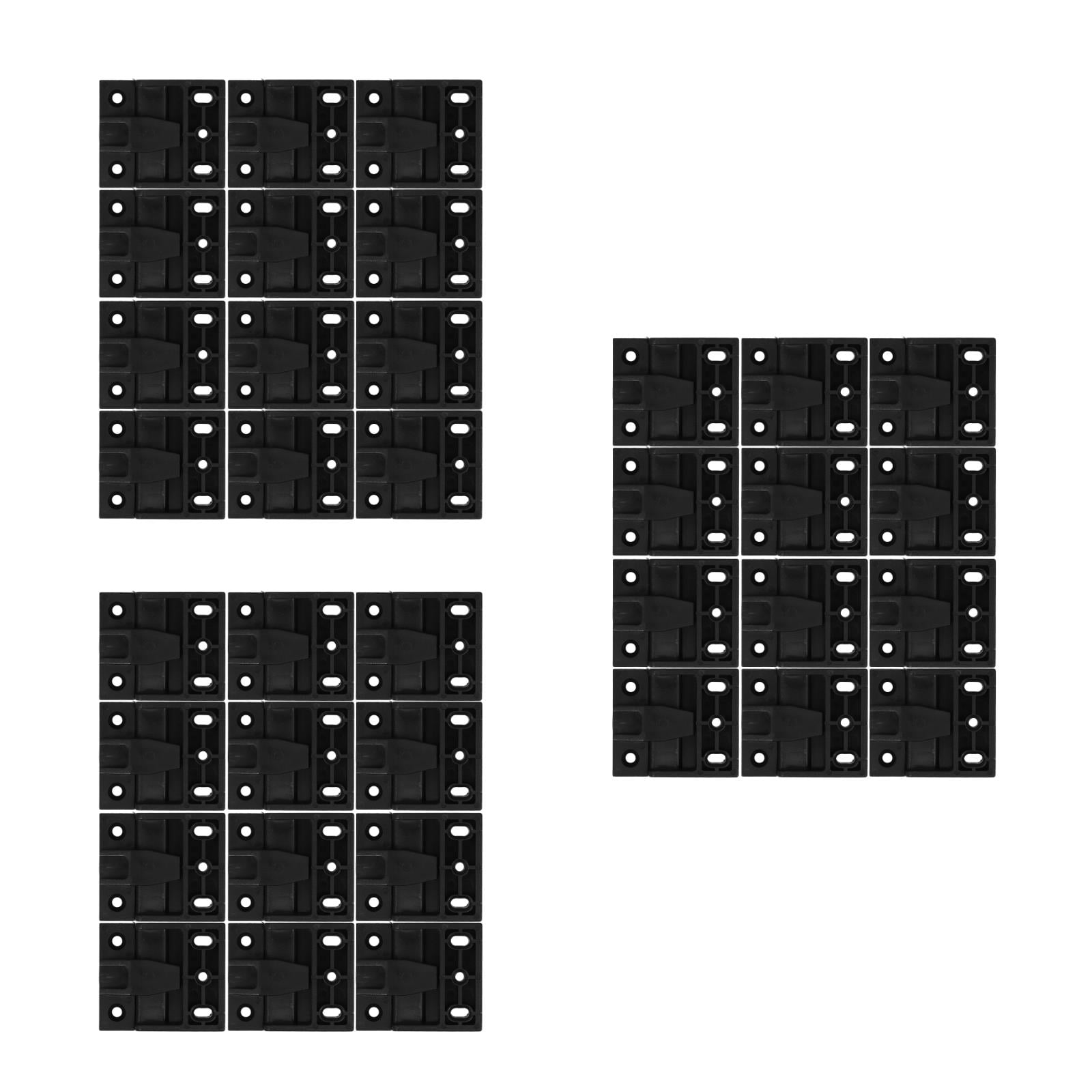 OUNONA 36 Sets Plastic Fitting Furniture Panel Joints Bracket Push-On ...