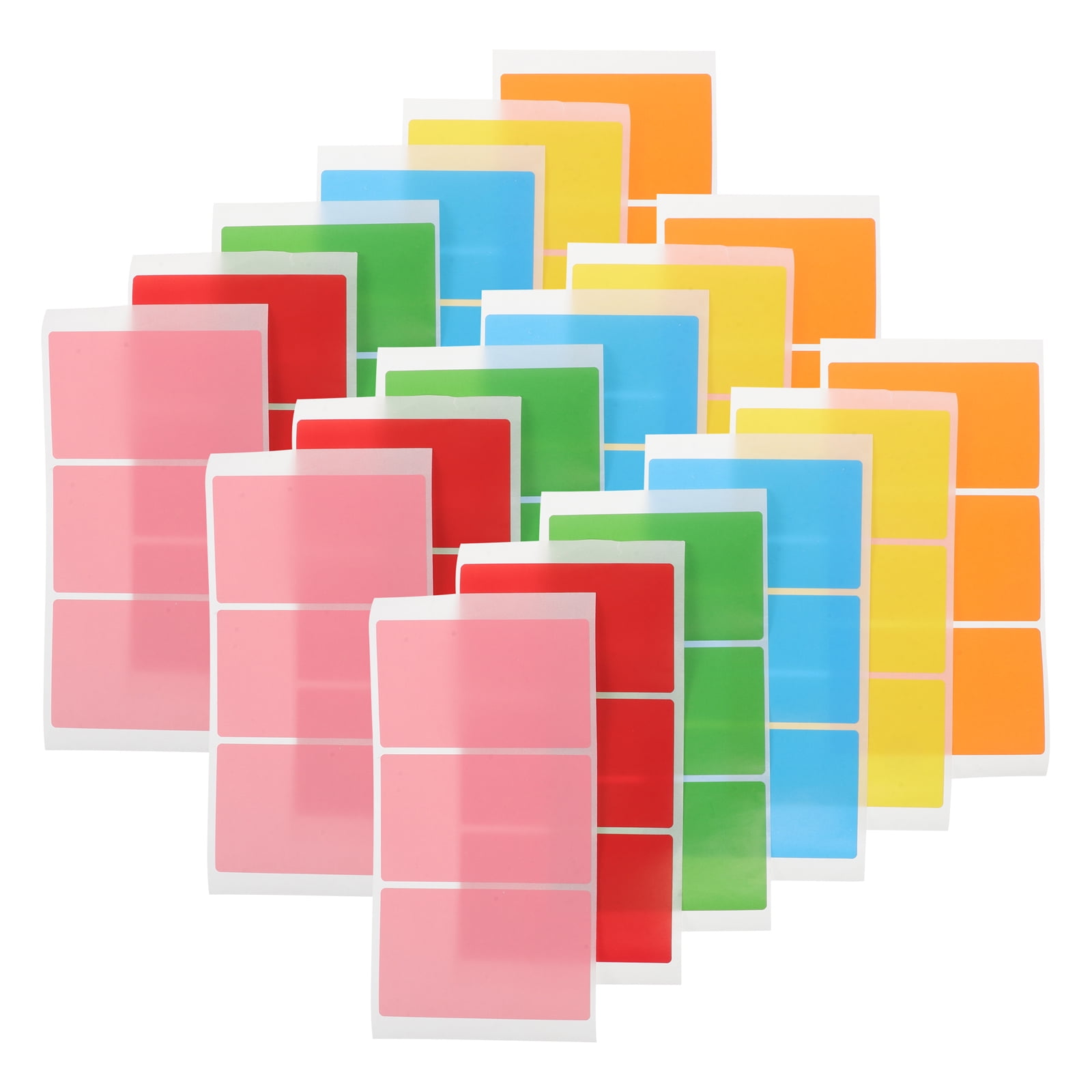 OUNONA 36 Sheets Clothing Decals Colored Stickers for Labeling Clothes ...