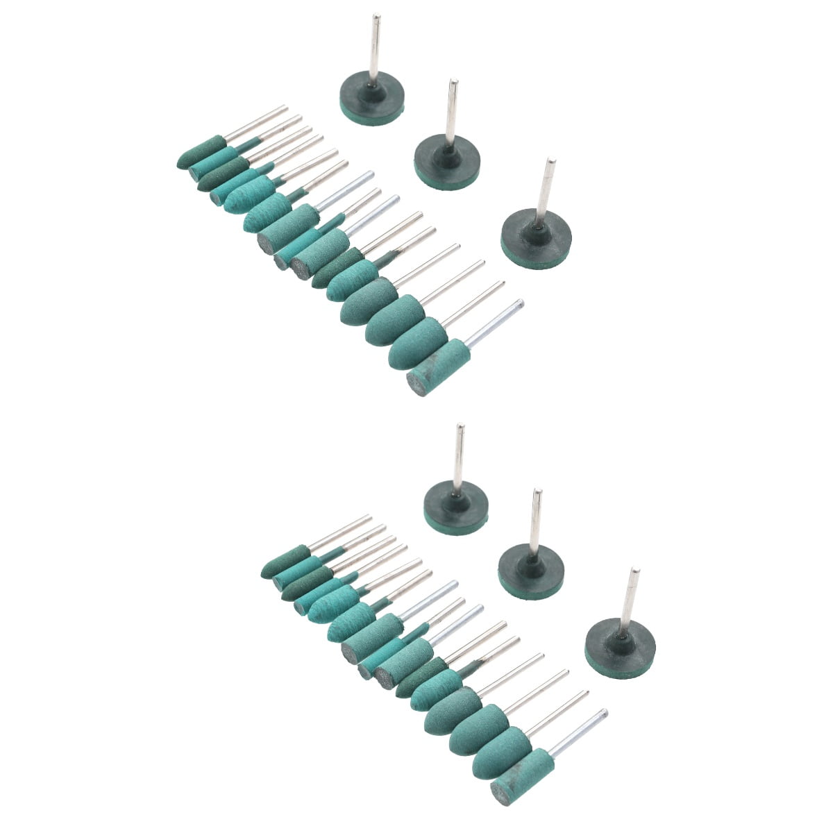 OUNONA 36 pcs Cylindrical Abrasive Rubber Wheel Buffing Polis18pcs ...