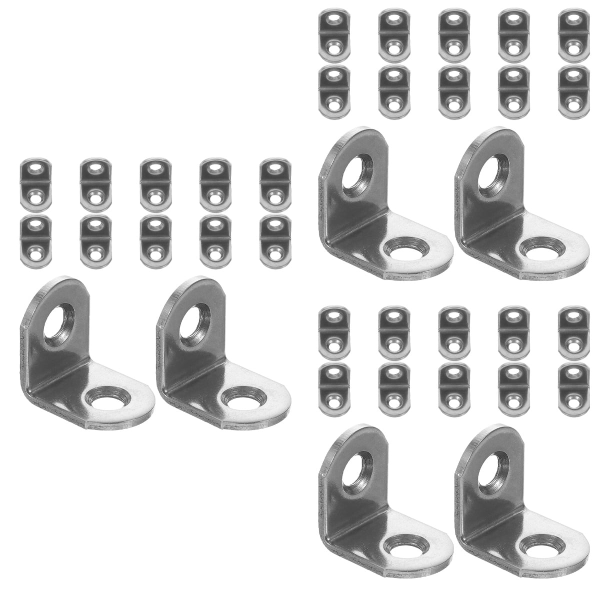 OUNONA 36 pcs Shelf Bracket Right Angle Corner Brace Angle Bracket ...