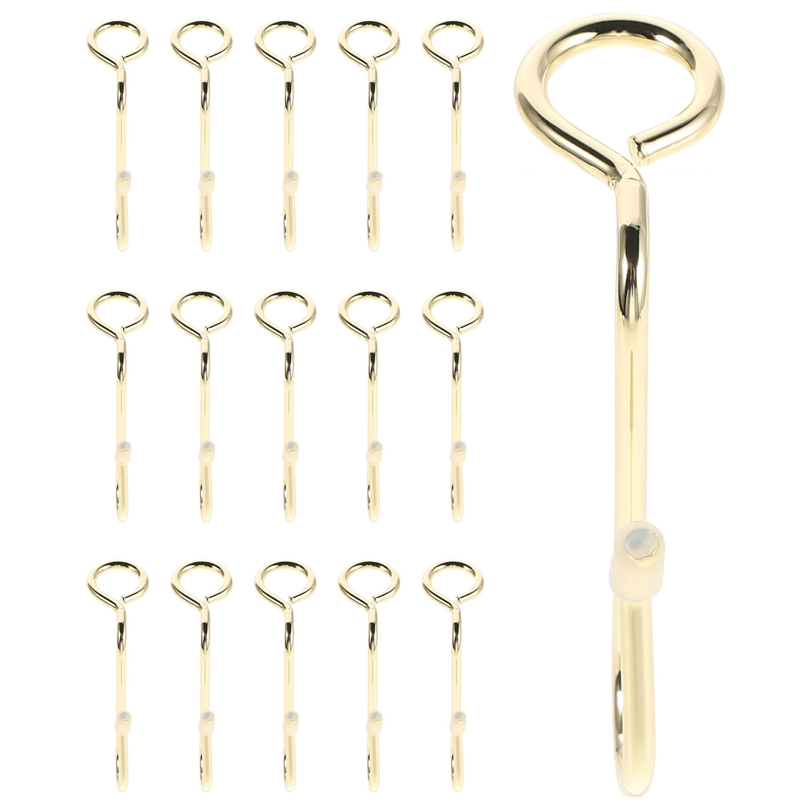 OUNONA 36Pcs Metal Hanger Connector Clips Golden Space Saving Closet ...