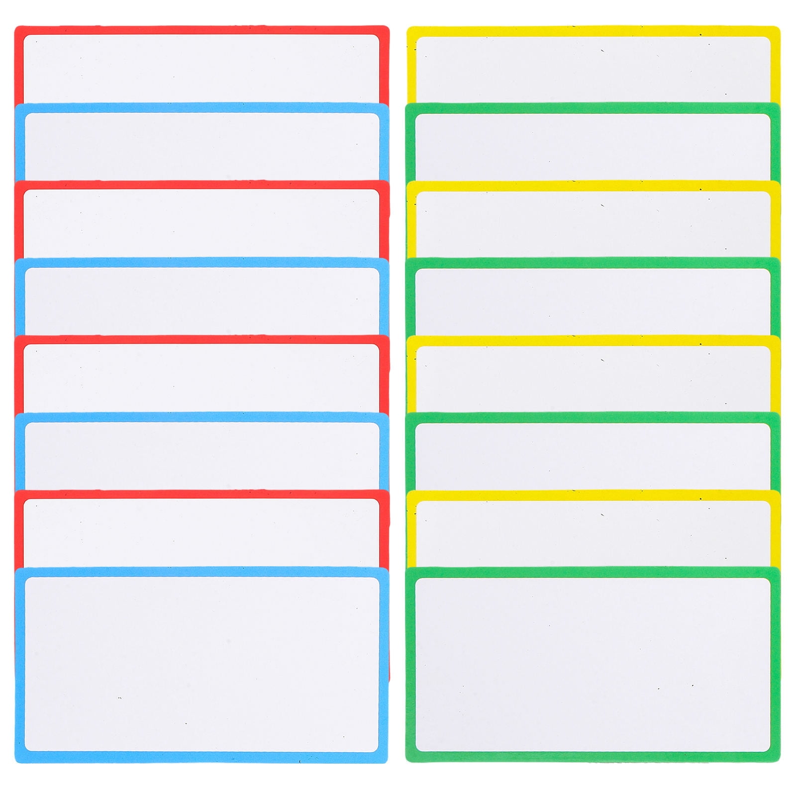 OUNONA 36pcs Blank Name Labels Dry Erase Magnetic Name Labels Reusable ...