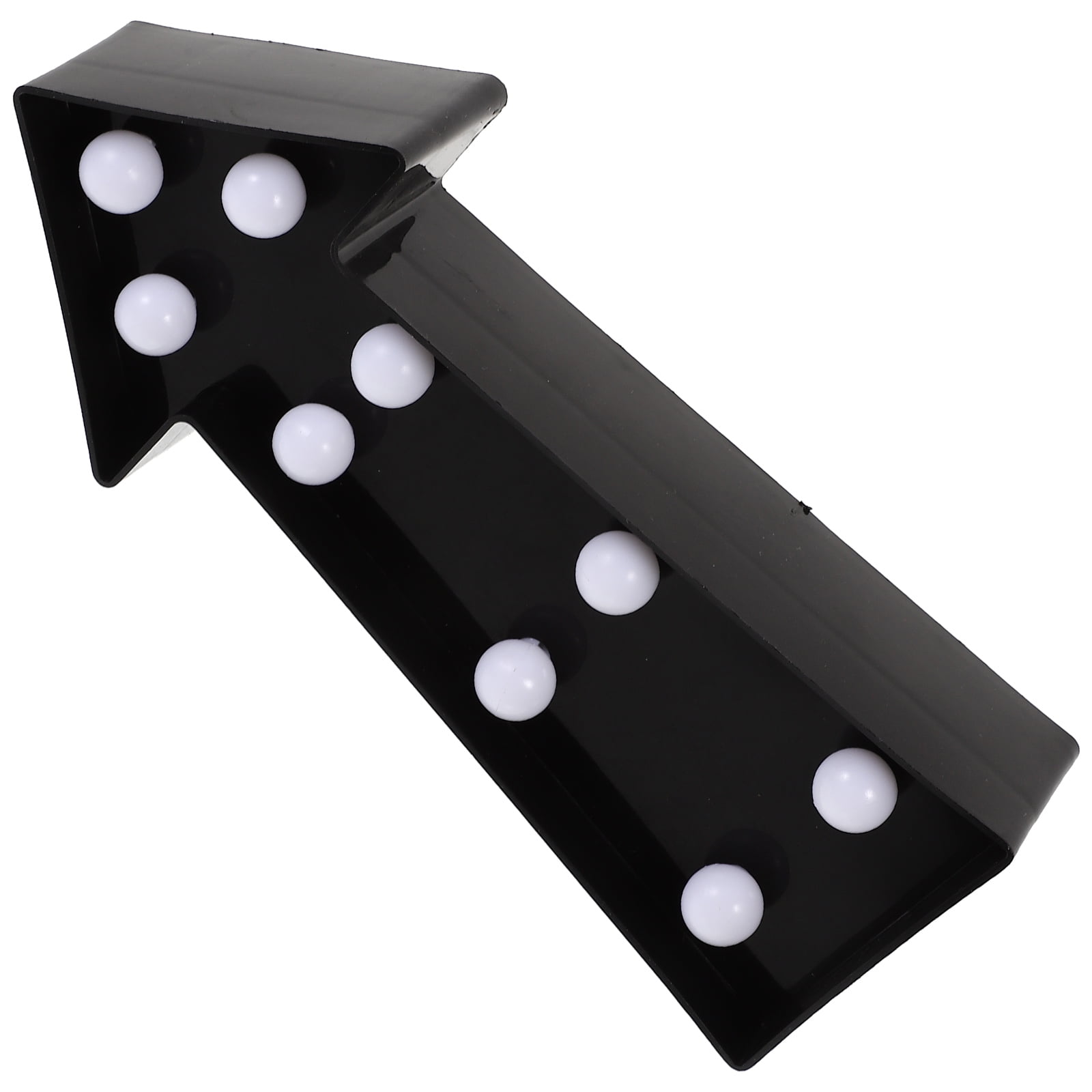 OUNONA 3D Arrow Sign Light LED Plastic Arrow Shaped Lighted Marquee ...