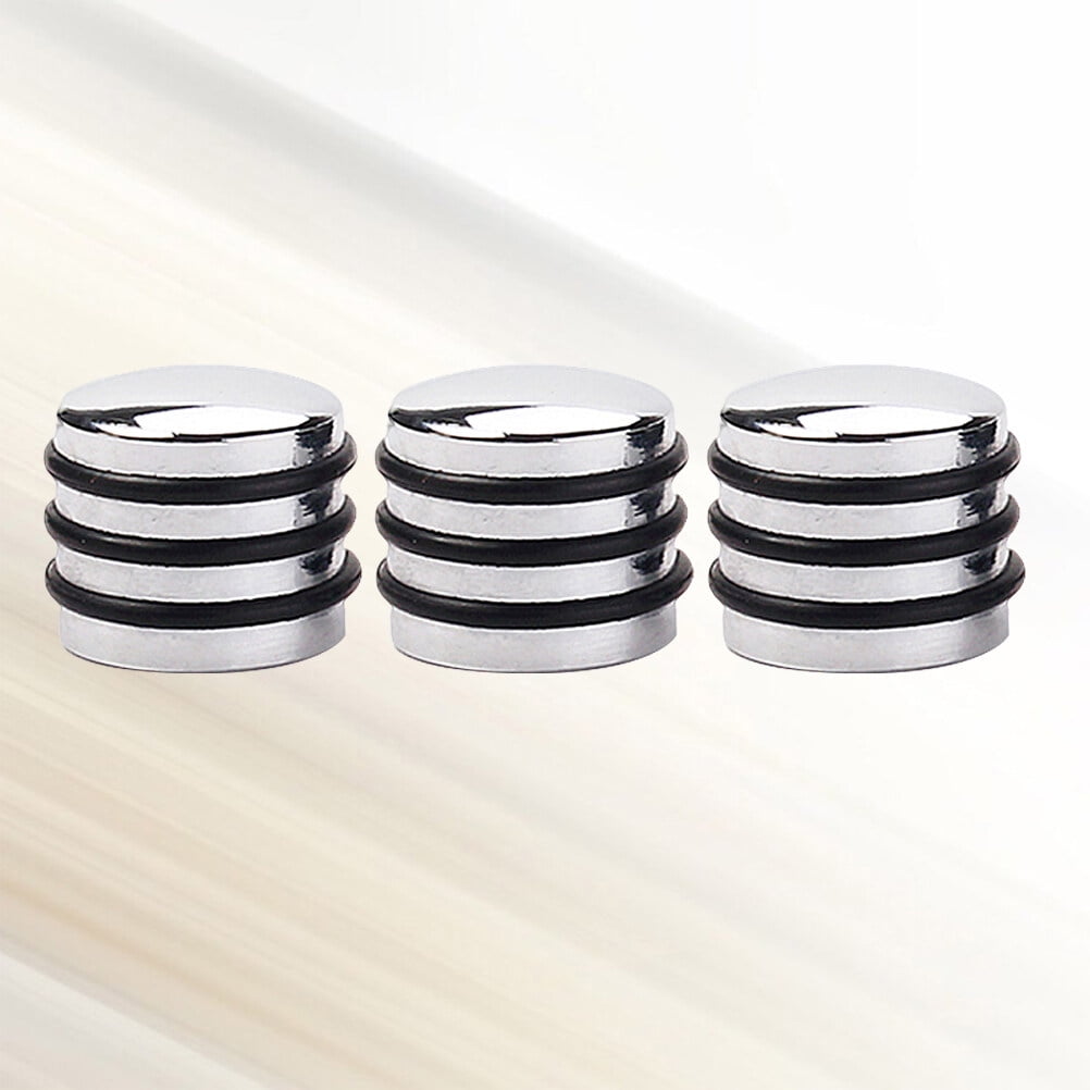 OUNONA 3Pcs Metal Control Knobs Cap in Silver for Electric Guitar ...