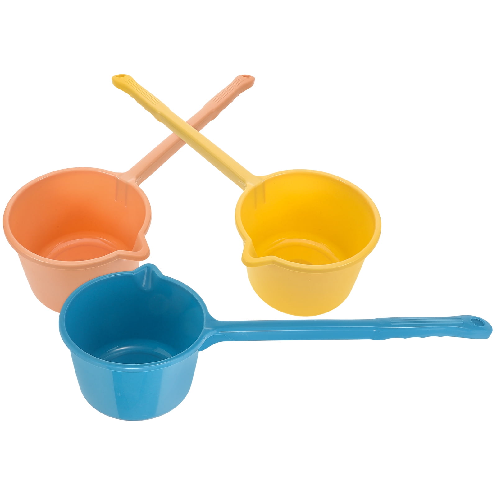 OUNONA 3Pcs Kitchen Utensil Water Ladle for Pouring Water in Navy Blue ...