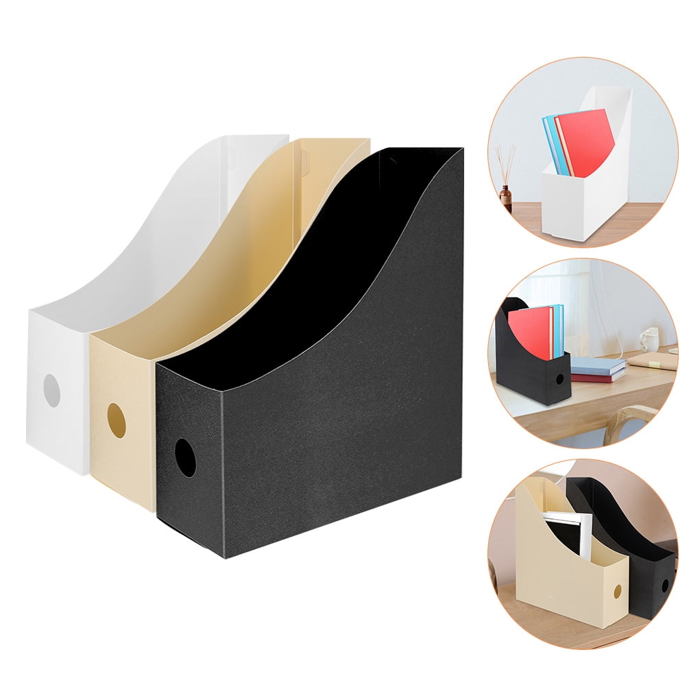 OUNONA 3Pcs Magazine Organizer Desktop Document Rack Desk Book ...