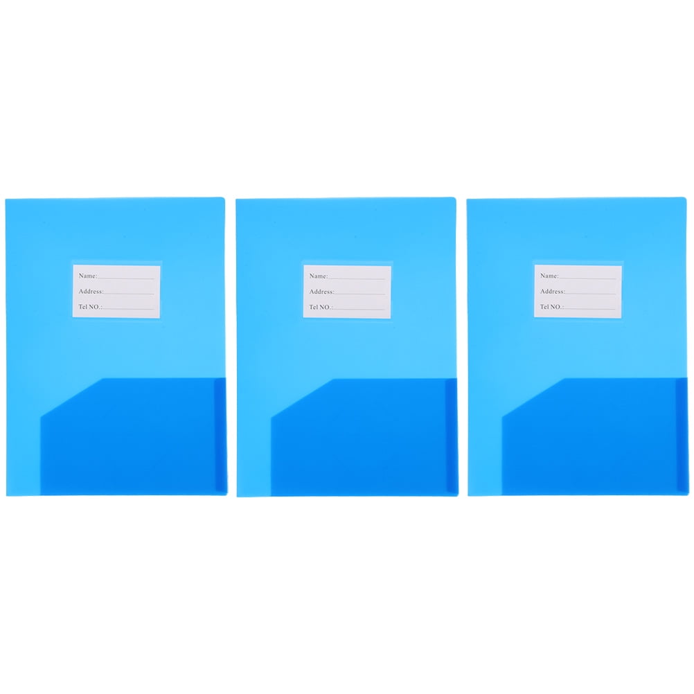 OUNONA 3Pcs Office File Pocket Document Folder Plastic File Folder ...