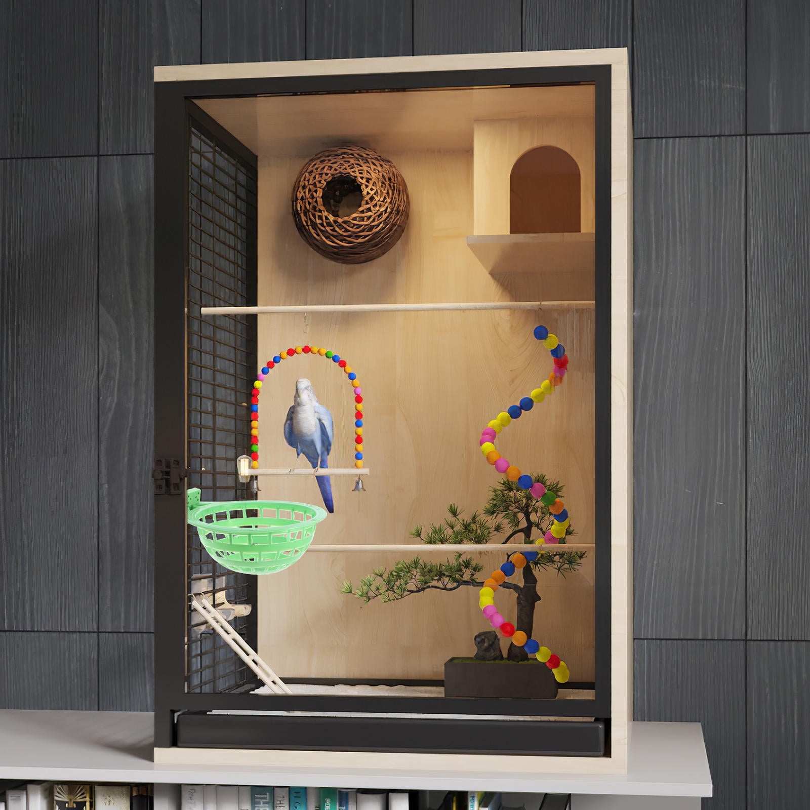 OUNONA 3Pcs Plastic Bird Nesting Bowls Bird Nests Pigeon Nest Bowls ...