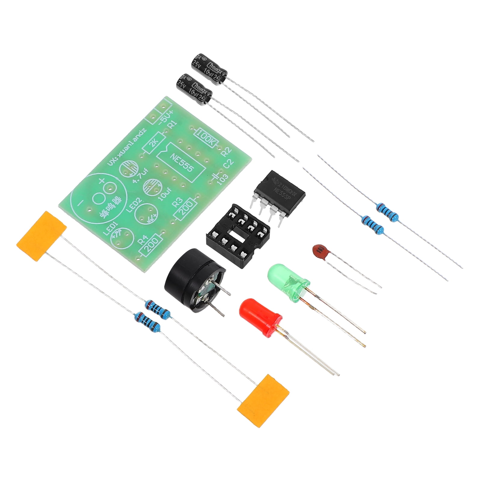 OUNONA 3Pcs Practical Electronics Practice Kit Featuring Ne555 and Dual ...