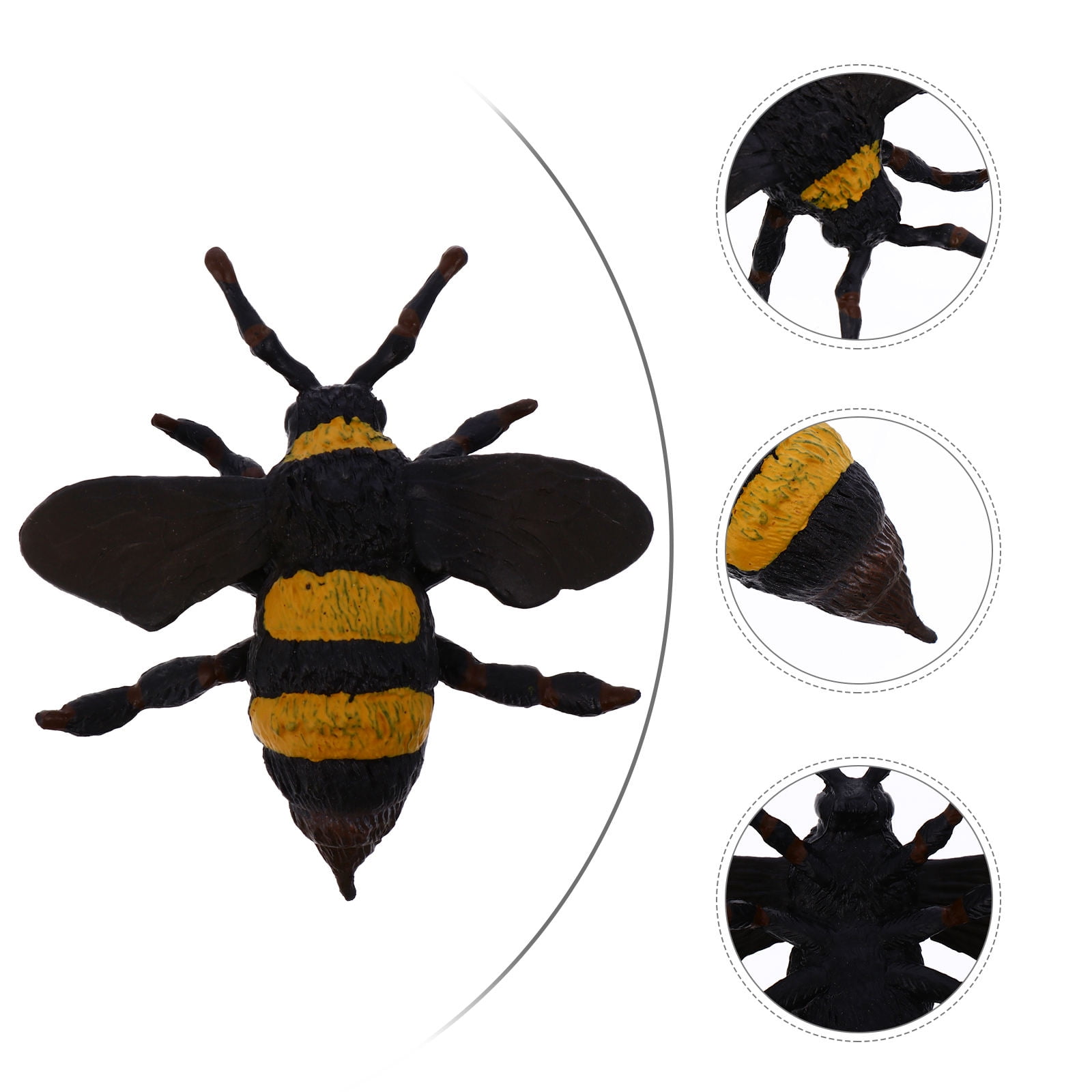 Tineasur Cognitive Toys Bee Model Toys Assorted Color PVC 3Set ...