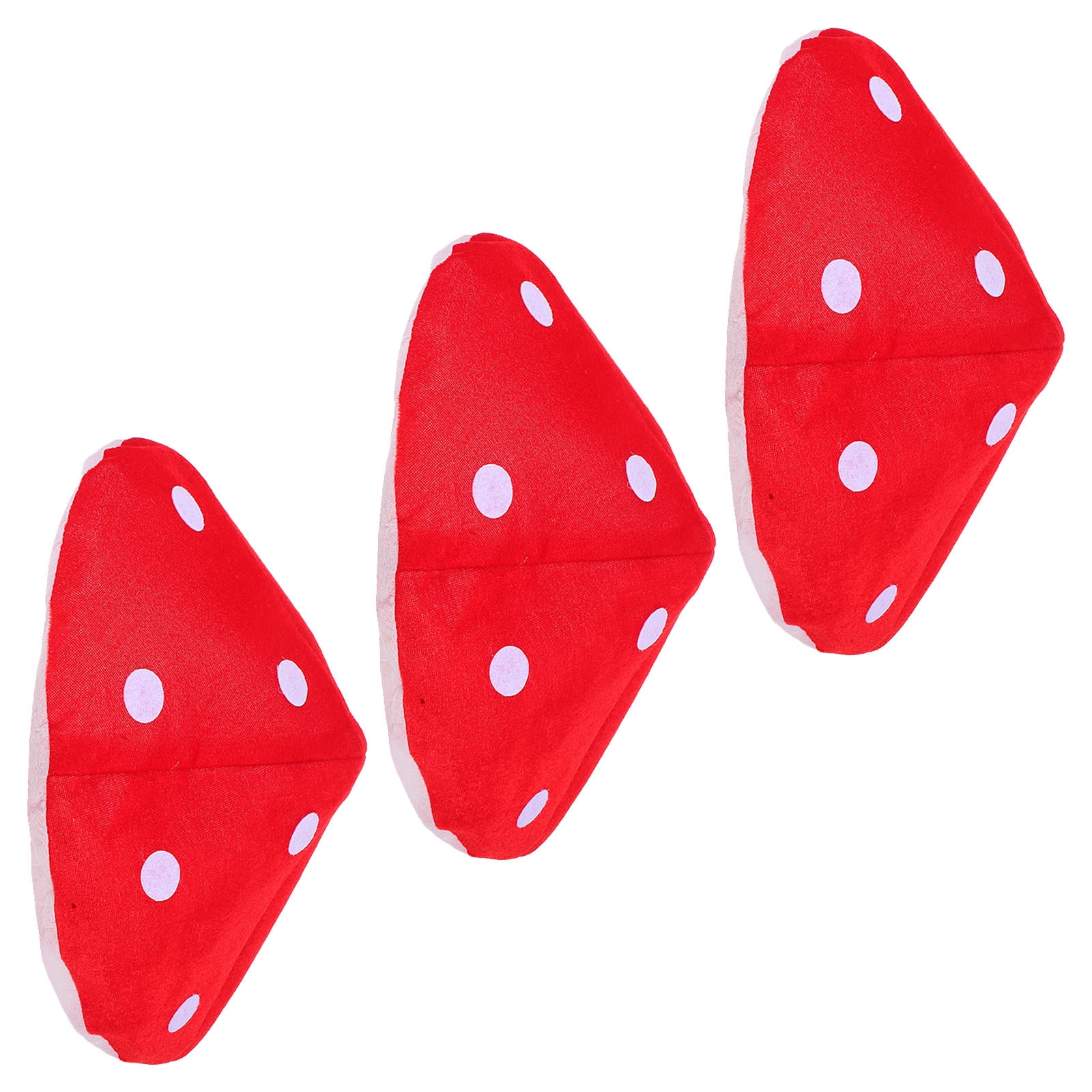 OUNONA 3Pcs Red Mushroom Costume Hats Versatile Spotted Beret for ...