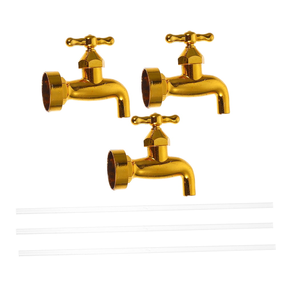 OUNONA 3Sets Outdoor Invisible Flowing Spout Fountain Floating Faucet ...