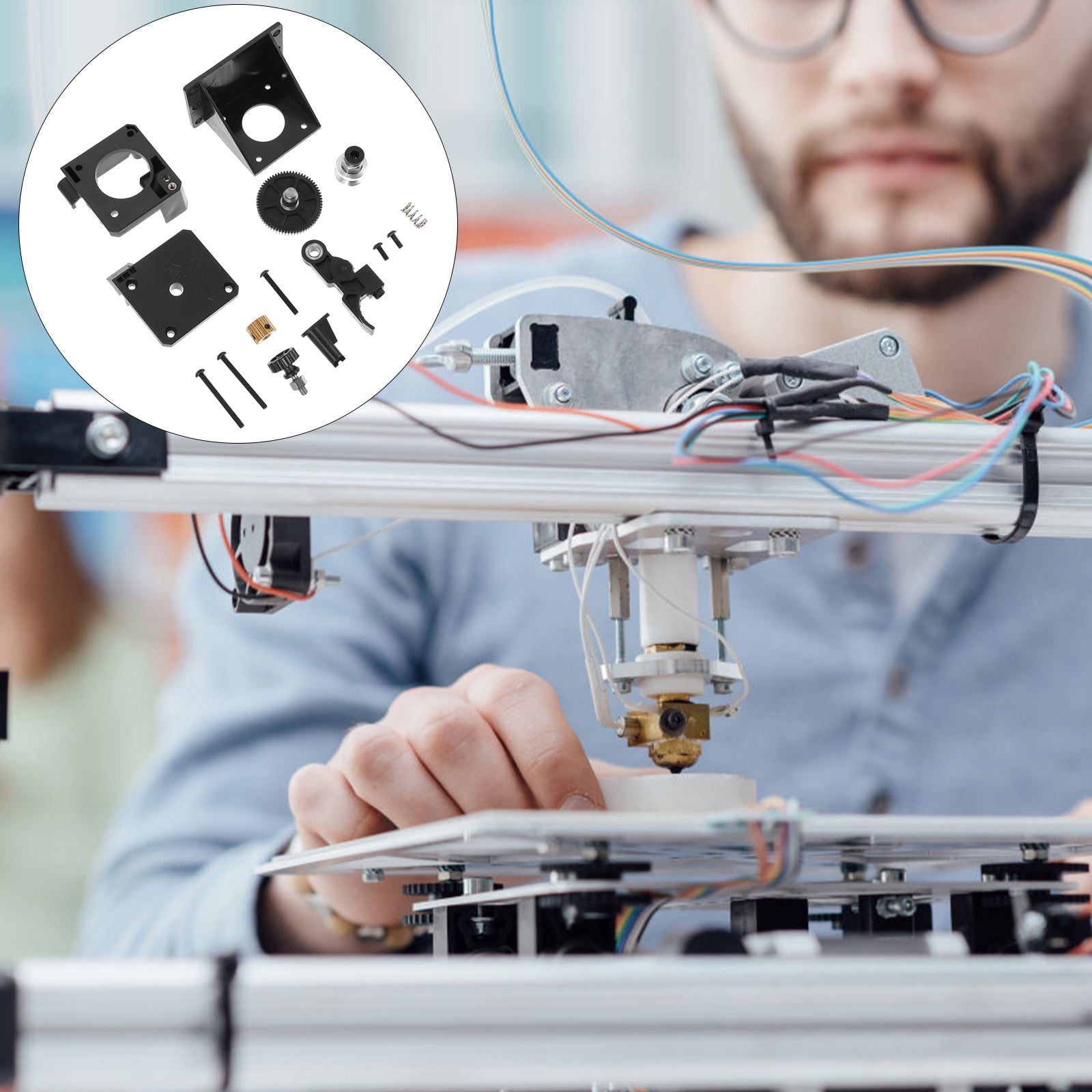 OUNONA 3d Printer High Speed Filament Practical Extruder - Walmart.com