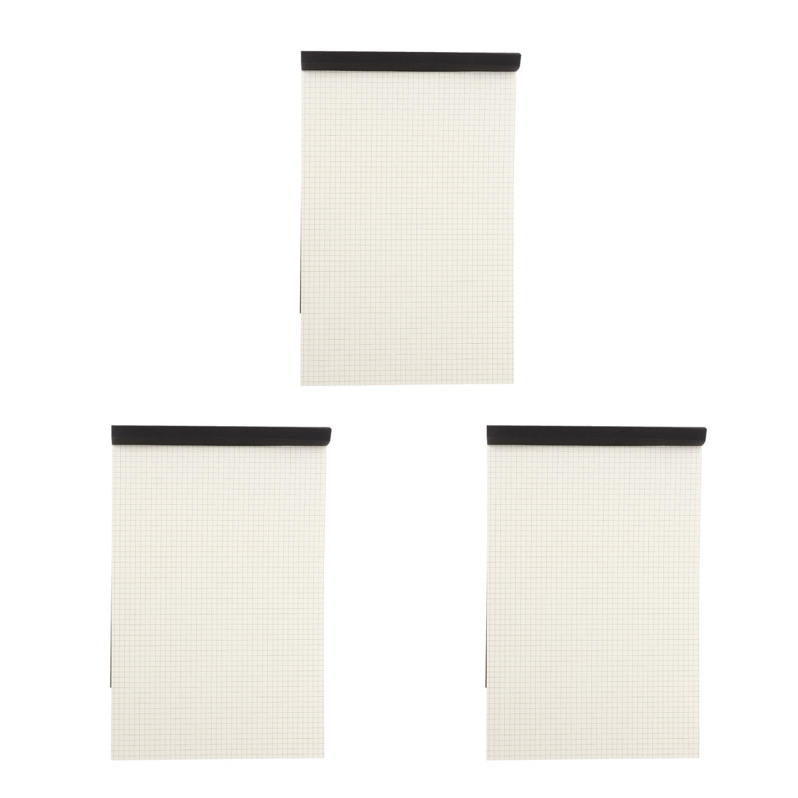 OUNONA 3pcs 1 Book Graphing Sheets Graph Paper Math Supply Graph Sheets ...