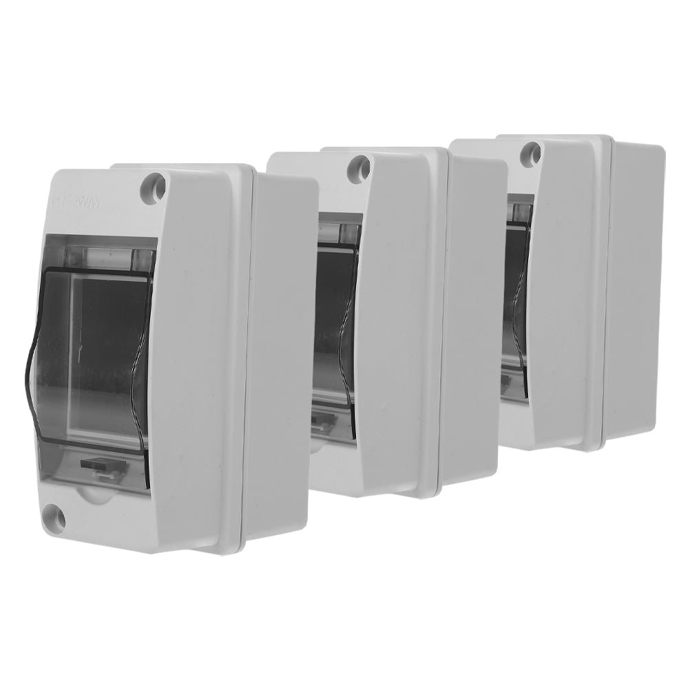 OUNONA 3pcs 2 Way Distribution Box IP65 Waterproof Enclosure with Clear ...