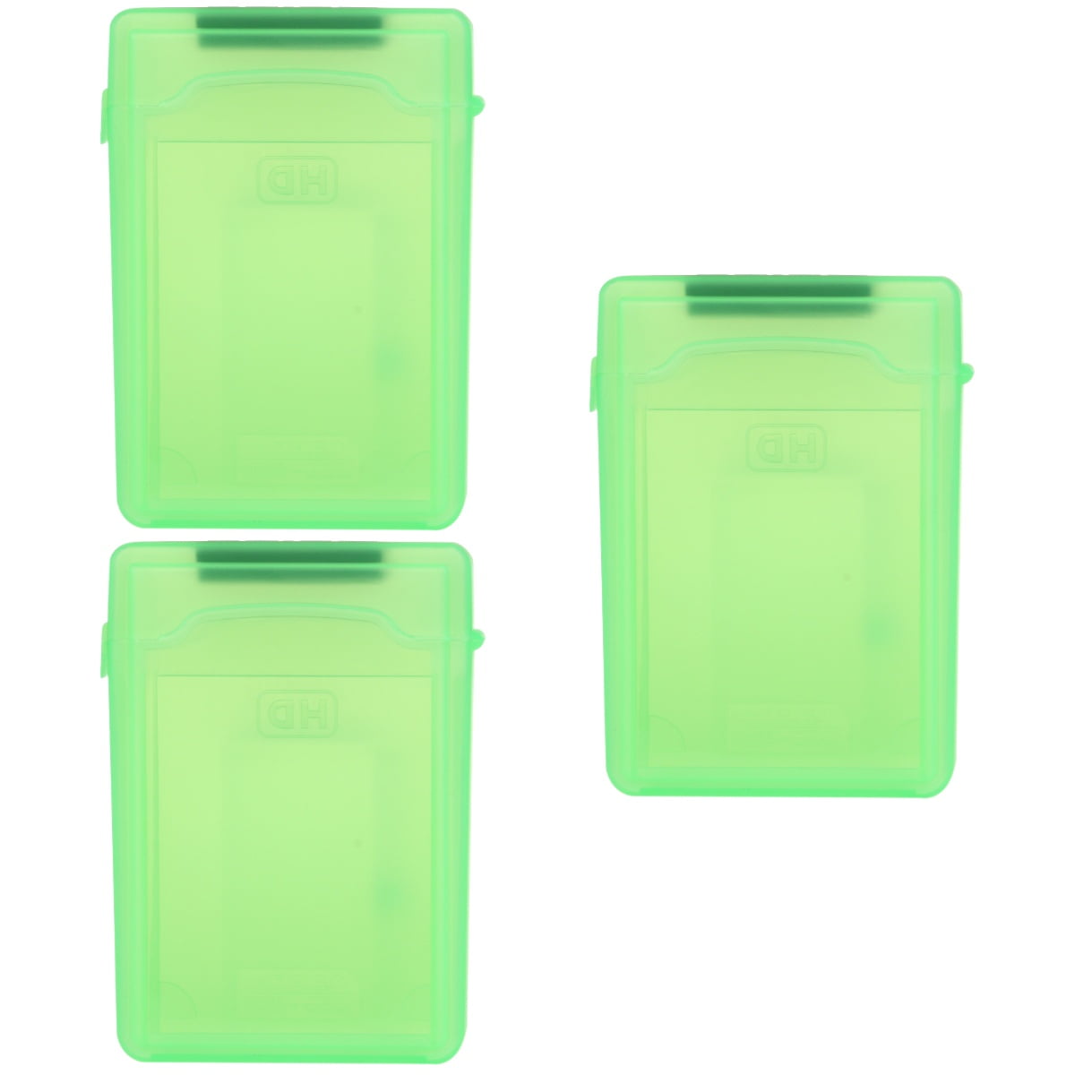 OUNONA 3pcs 3.5 Inch HDD Shockproof Anti-static Storage Tank Box Case ...