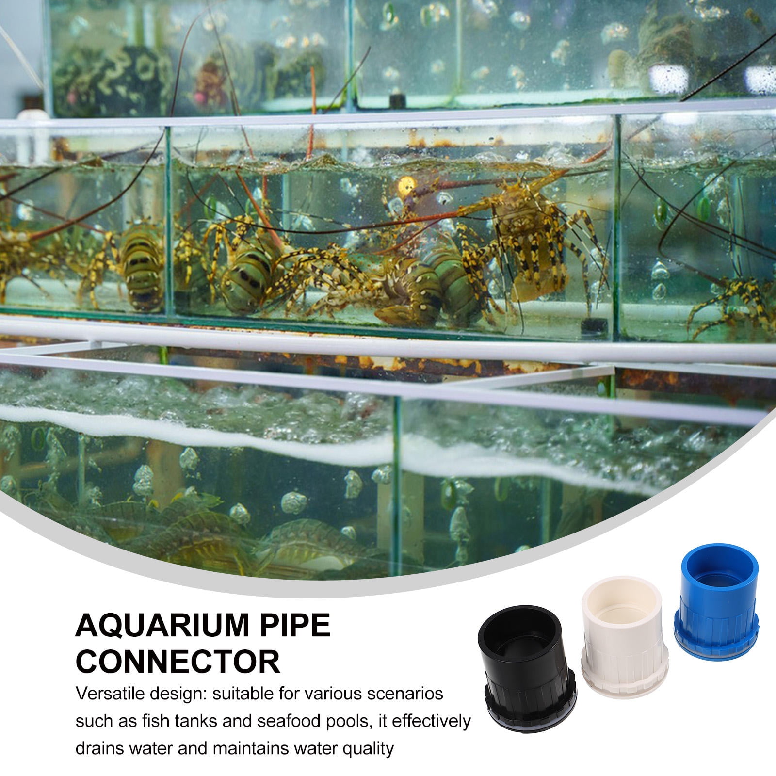 OUNONA 3pcs Aquarium Drainage Tubing Connectors Universal Coupling ...