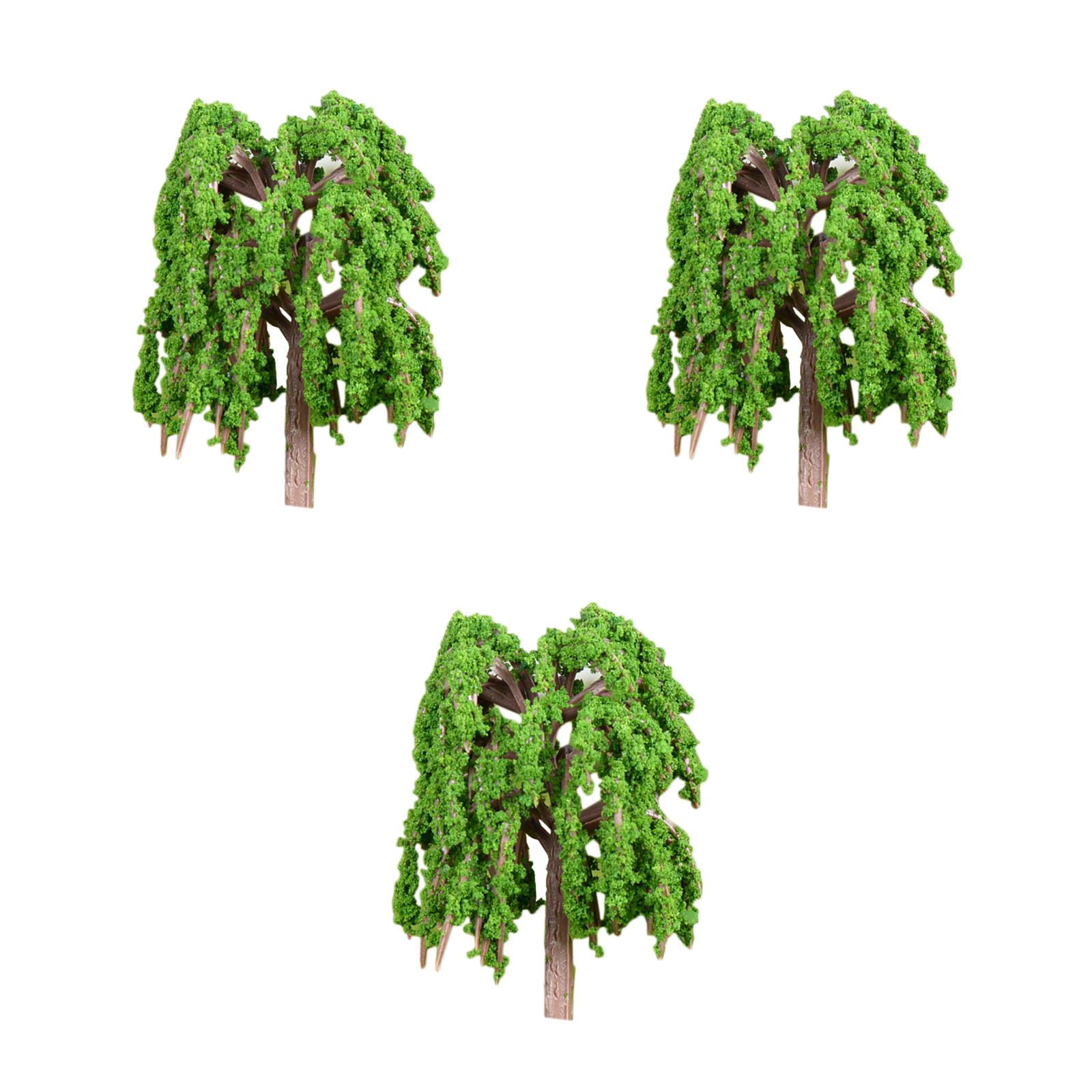 OUNONA 3pcs Artificial Mini Tree Plants Miniature Garden Landscaping ...