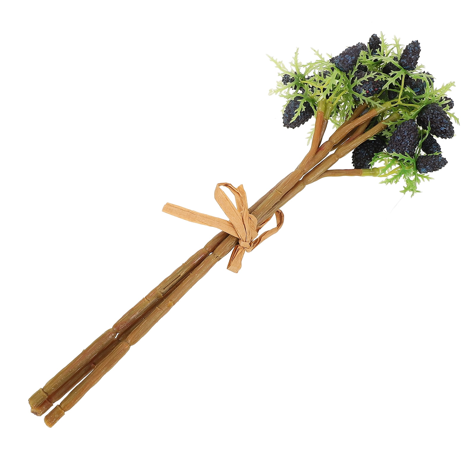 OUNONA 3pcs Artificial Raspberry Branches Fake Raspberry Stem Faux ...