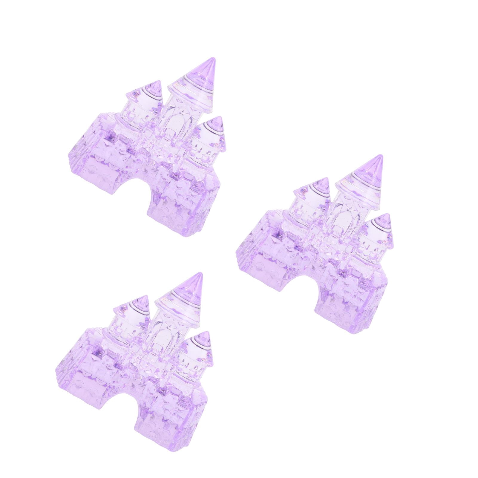 OUNONA 3pcs Castle Toy Plastic Vivid Castle Toy Realistic Castle Model ...