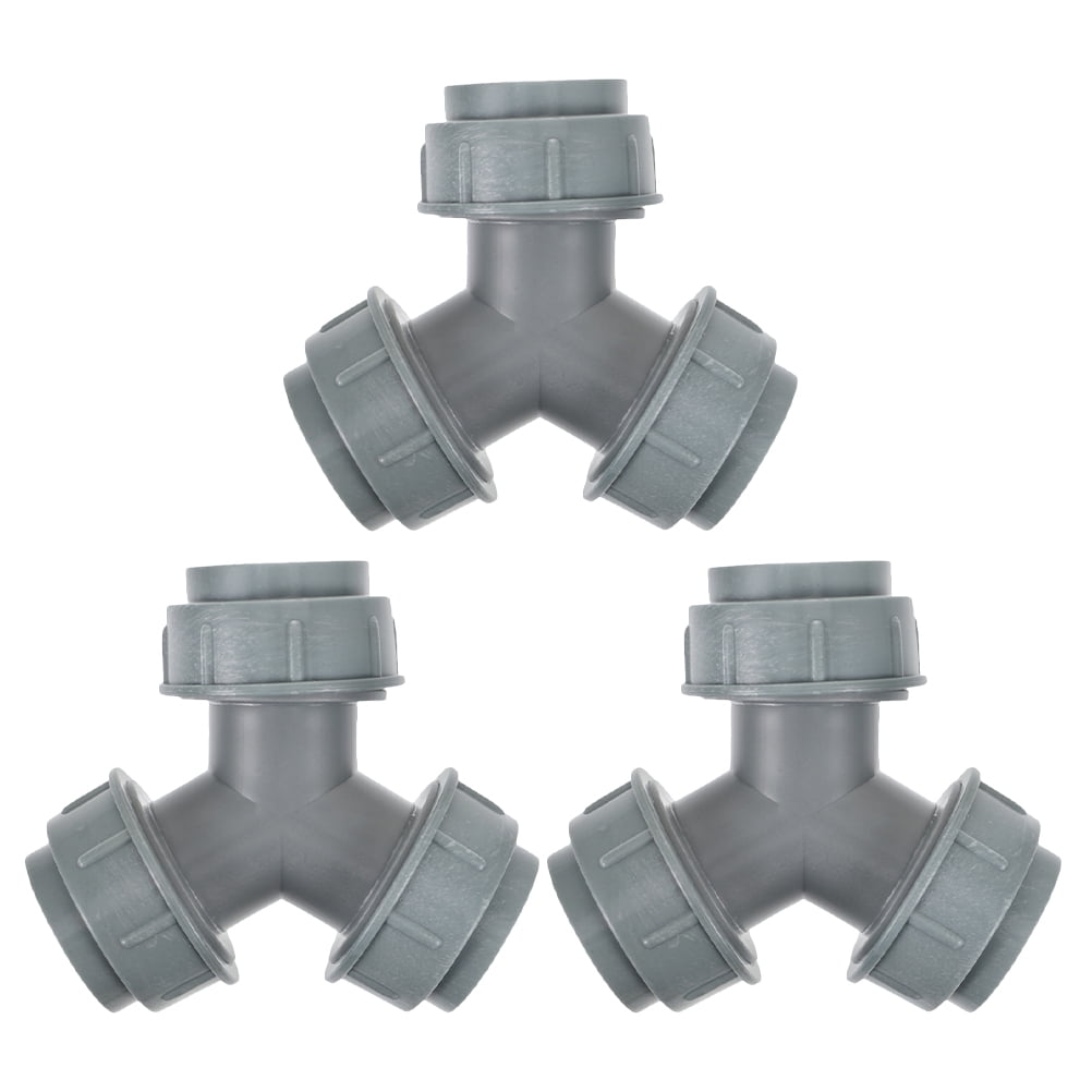 OUNONA 3pcs Draining Hose Connector Y Shaped Splitter Hose Connector ...