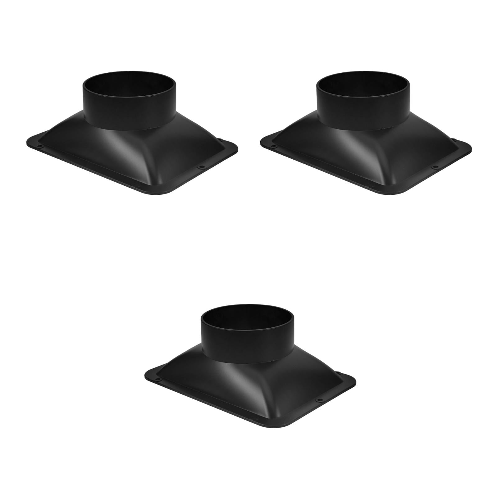 OUNONA 3pcs Duct Connector Flange Exhaust Hose Flange Square Air Duct ...