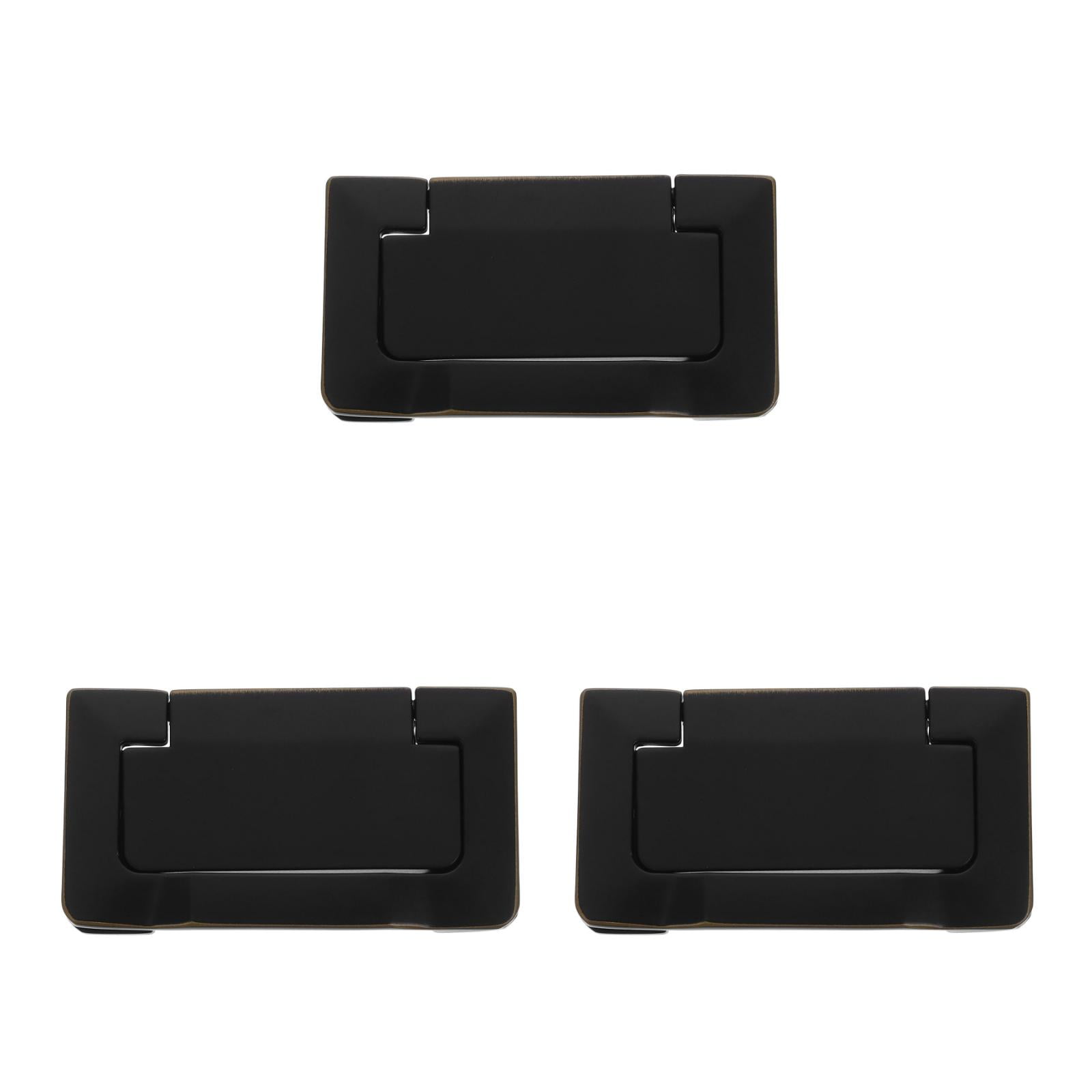 OUNONA 3pcs Finger Flush Pull Handle Recessed Type Furniture Wardrobe ...