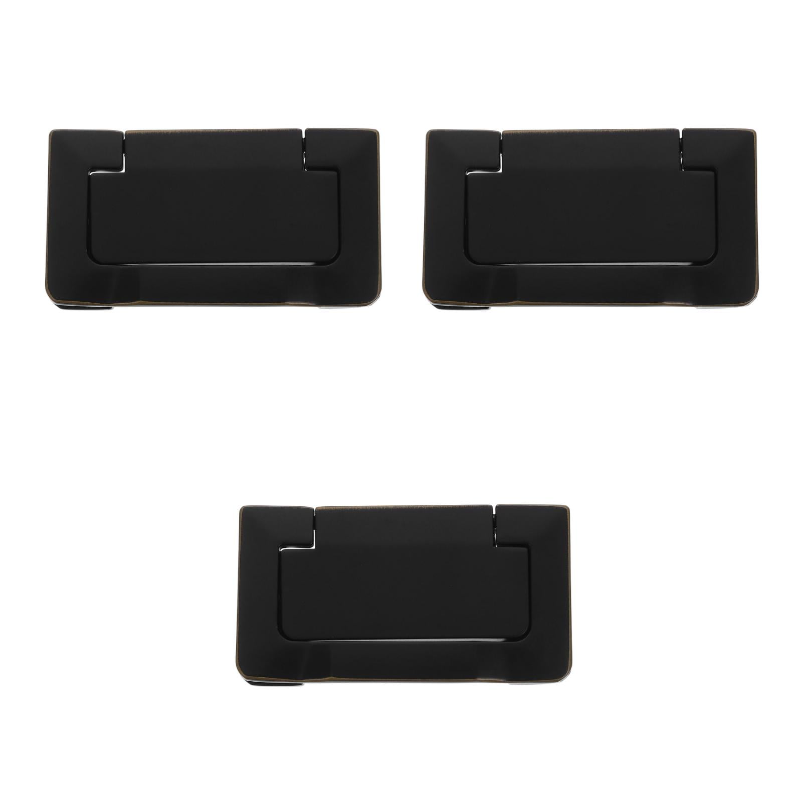 OUNONA 3pcs Flush Pull Ring Handle Zinc Alloy Hidden Drawer Pulls For ...