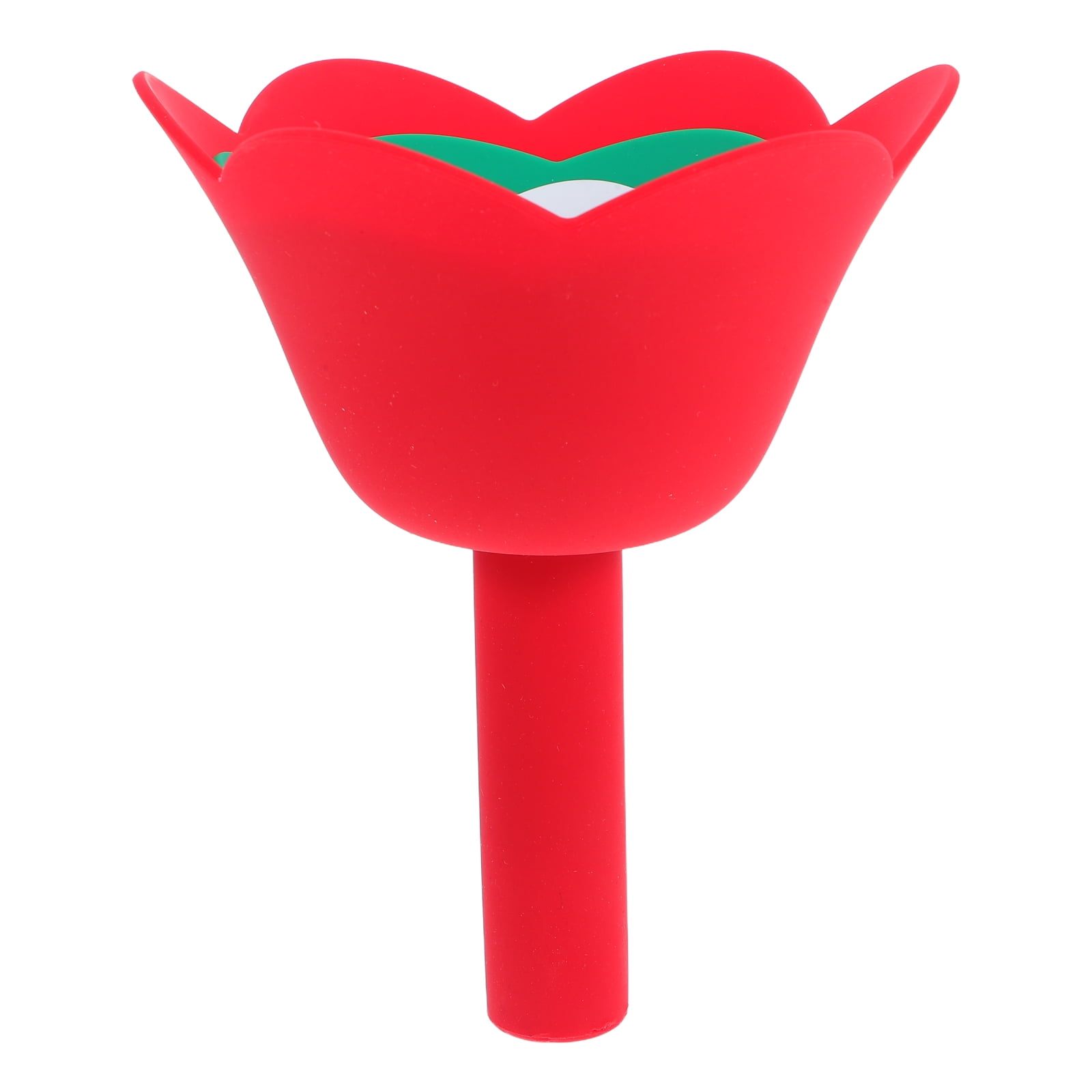 OUNONA 3pcs Funnels For Filling Bottles Flower Shape Silicone Funnel ...