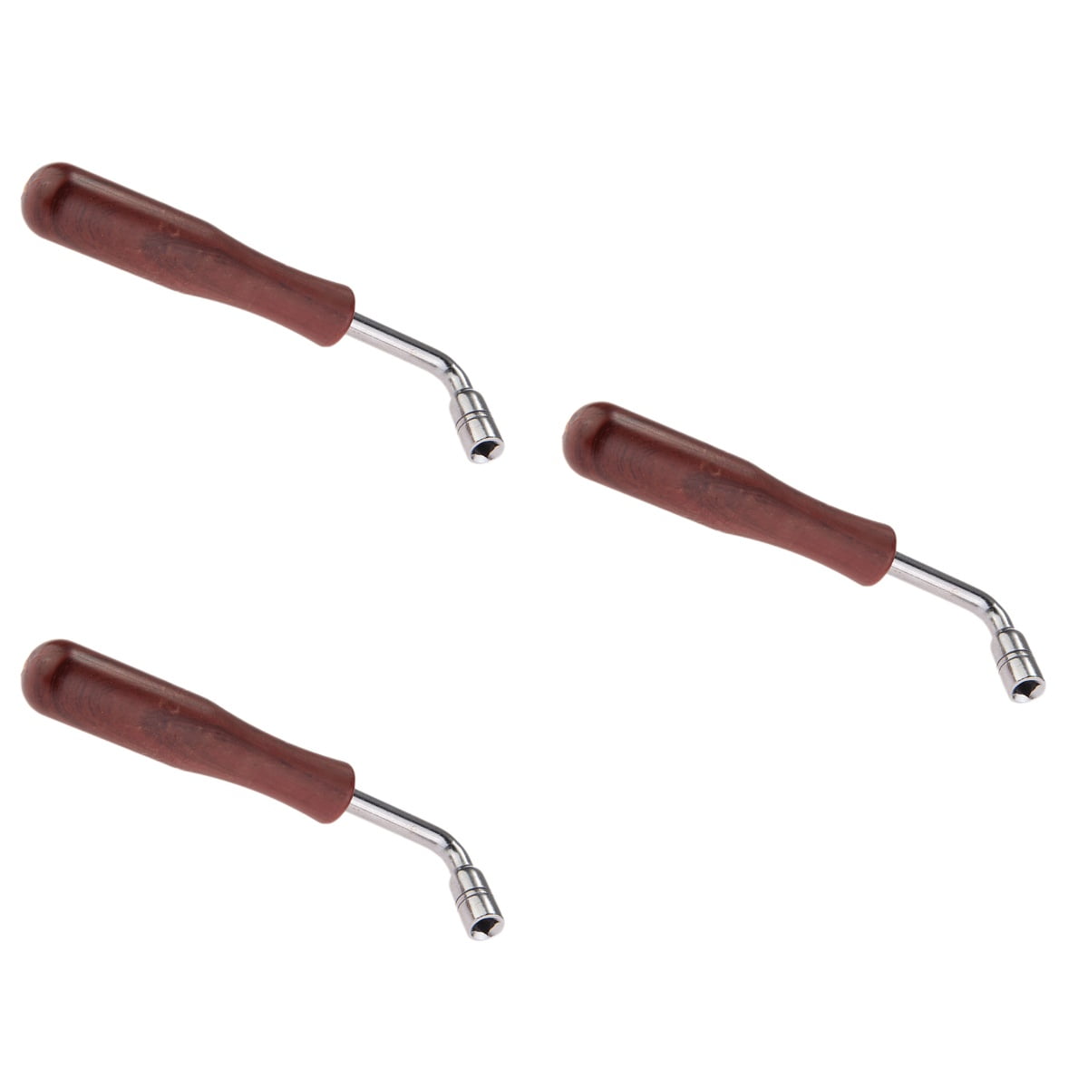 OUNONA 3pcs Guzheng Piano Tuning Hammer Hardwood Lever Handle Wrench ...
