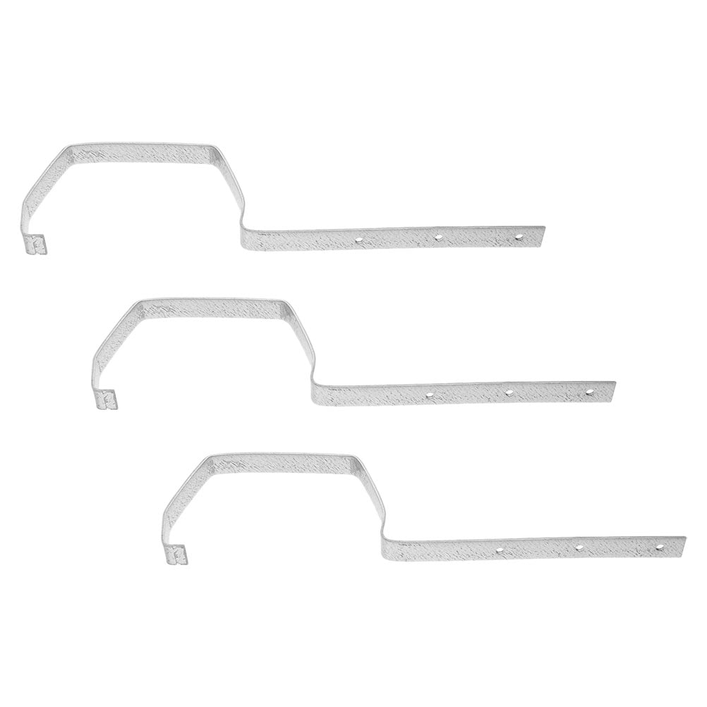 OUNONA 3pcs Heavy Duty Rain Gutter Brackets Weatherproof Metal Gutter ...