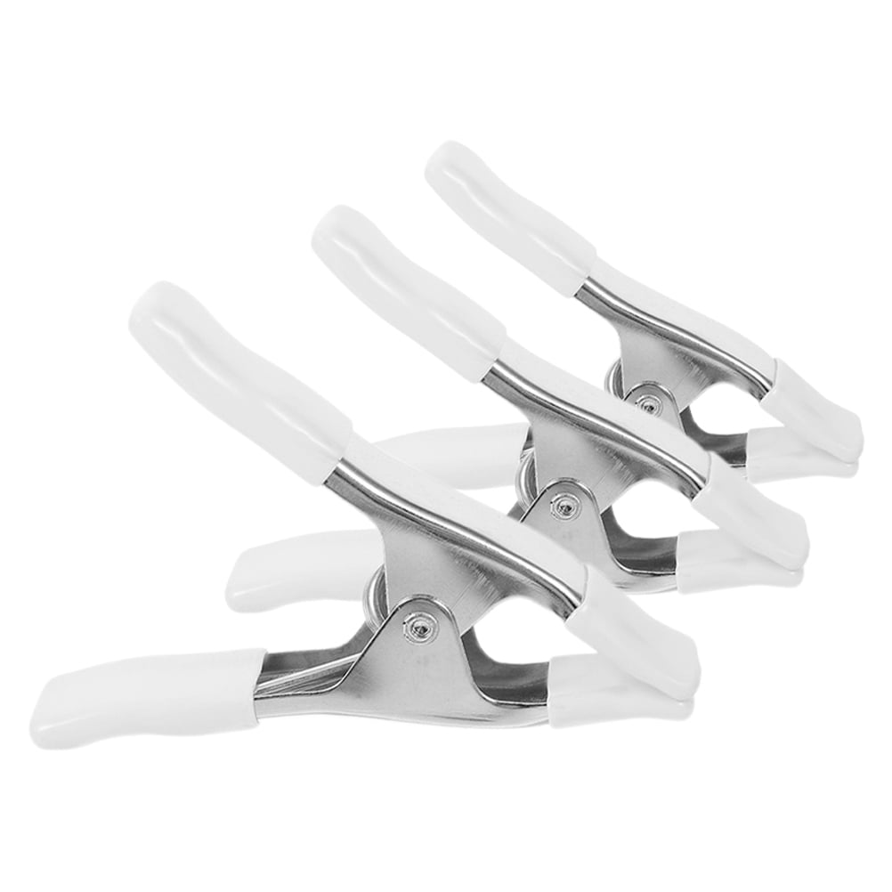 OUNONA 3pcs Heavy Duty Spring Clamps 4 Inch Wood Clip Background Clamps ...