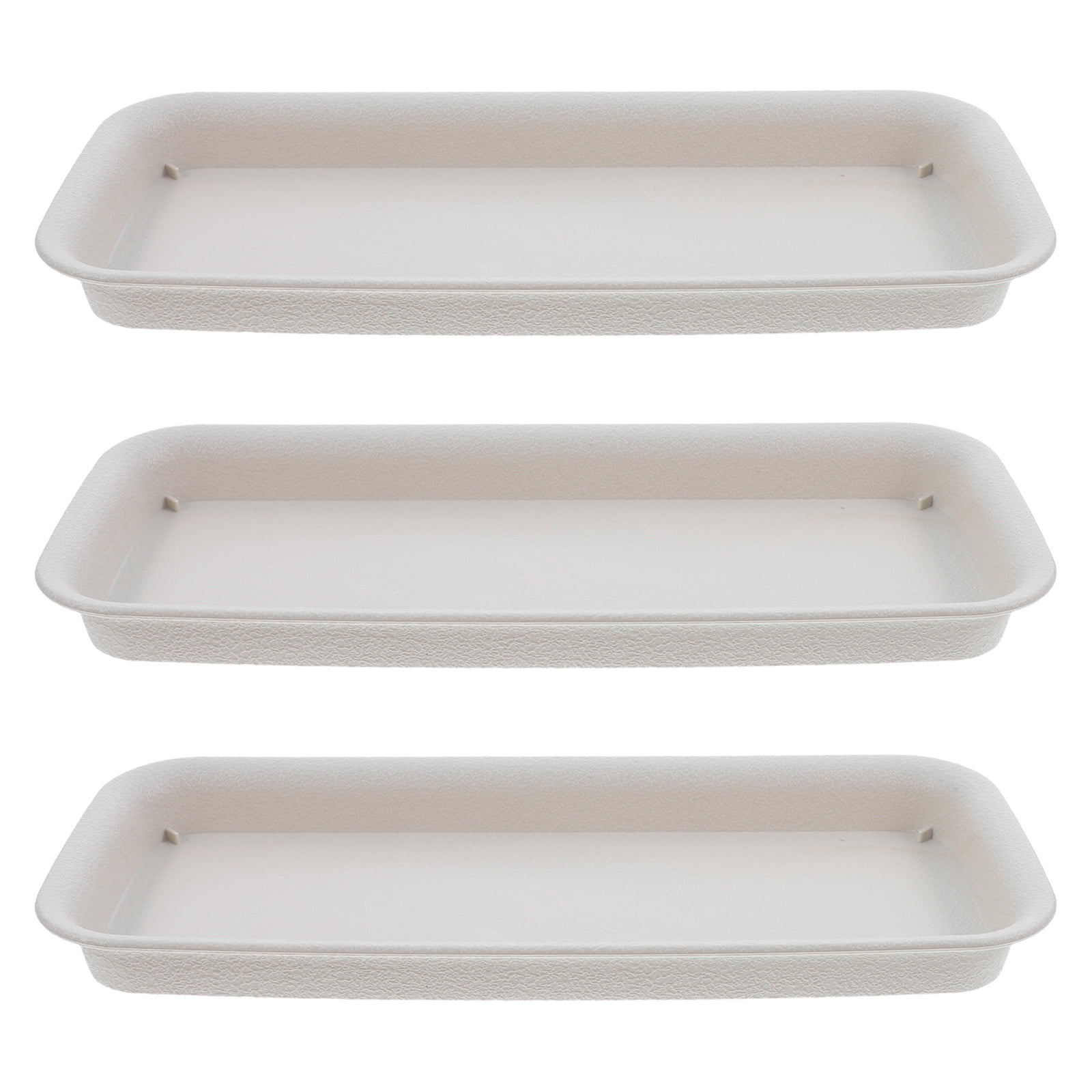 OUNONA 3pcs Indoors Planter Bottom Water Catcher Trays Planter Drip ...