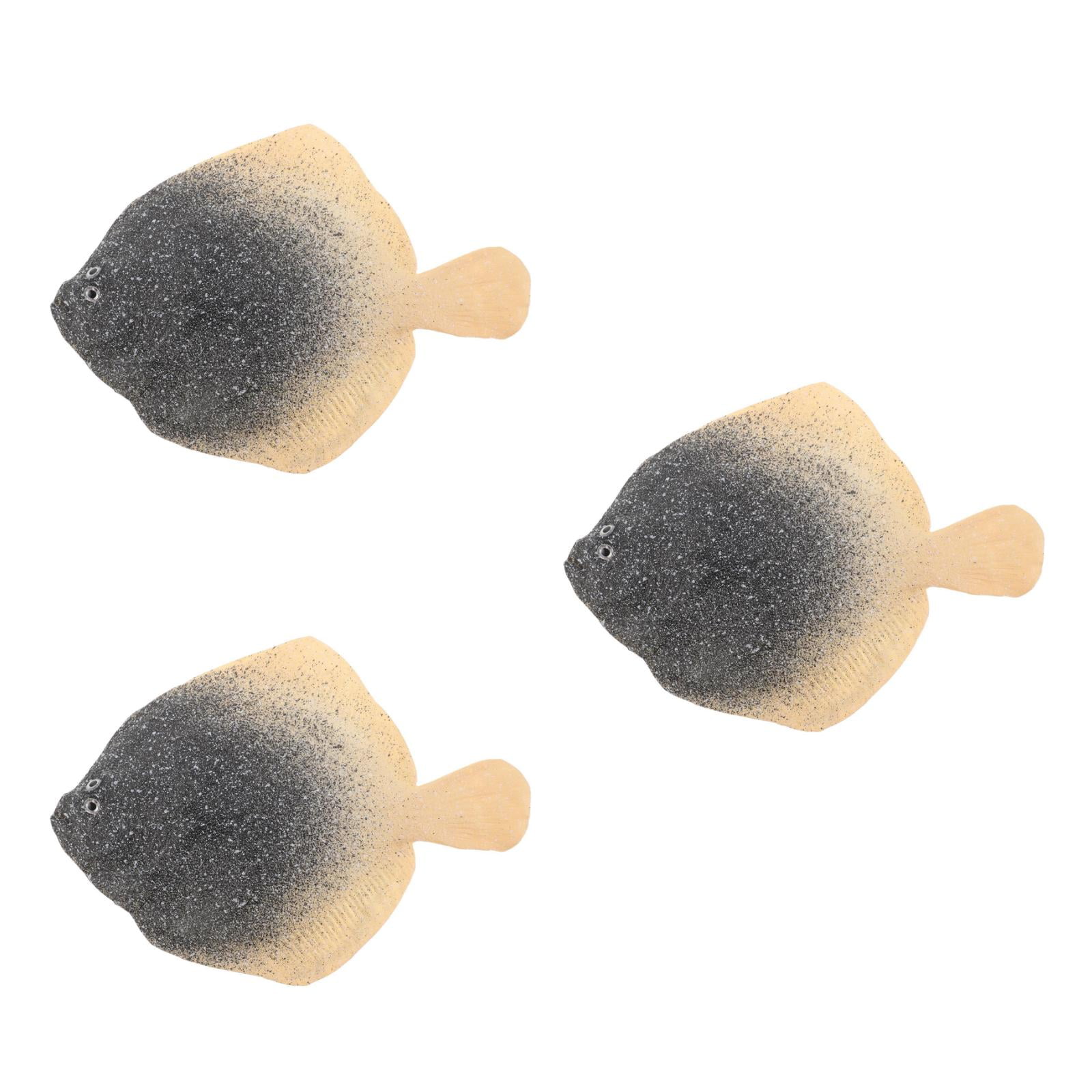 OUNONA 3pcs Lifelike Fake Fish Models Simulated Fish Kitchen Model Fake ...