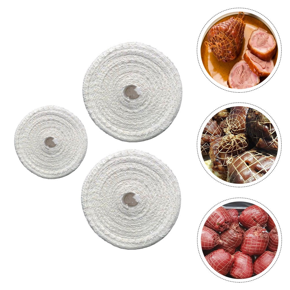 OUNONA 3pcs Meat Netting Roll Ham Packaging Net Sausage Casing Kitchen ...