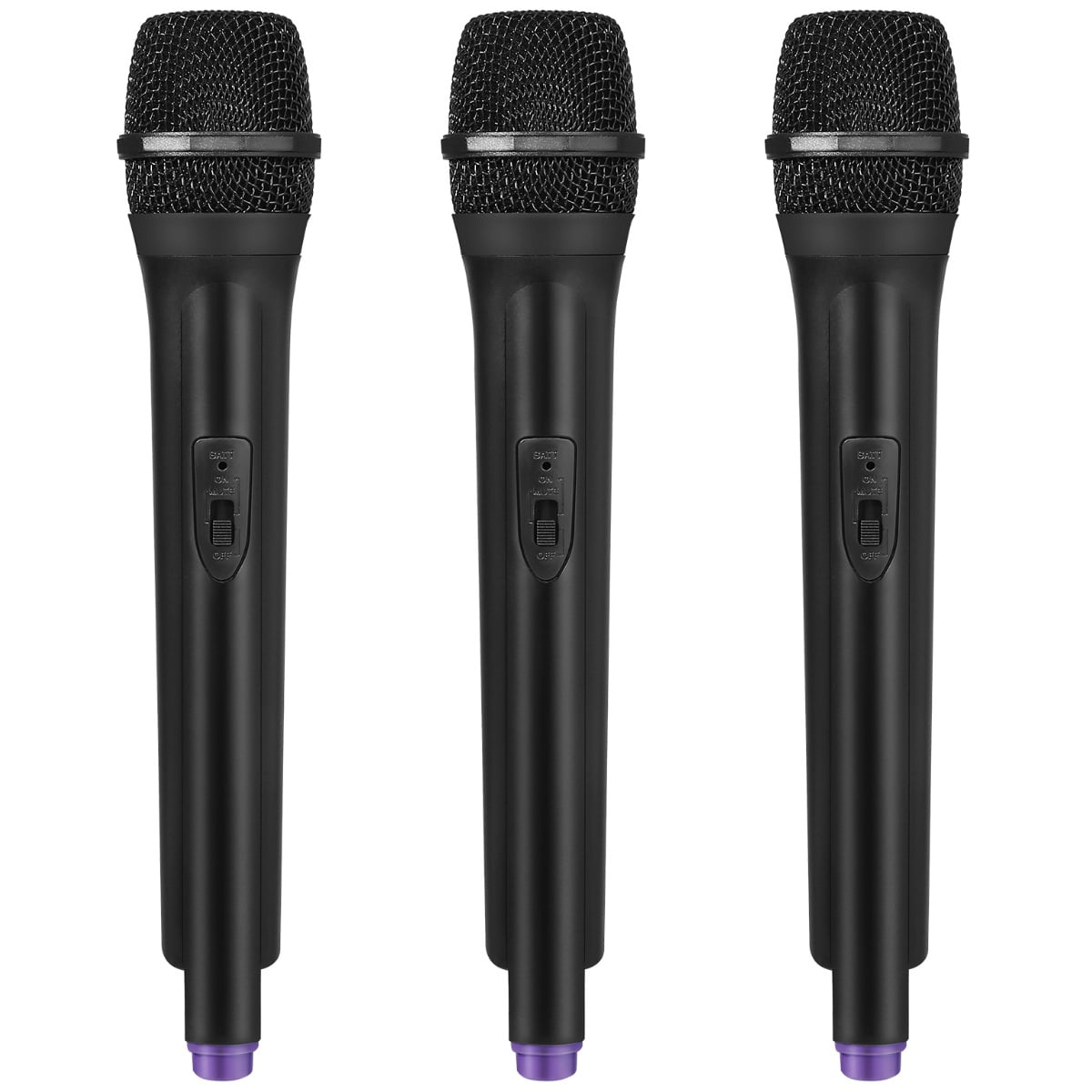 OUNONA 3pcs Microphone Feign Pretend Play Mic Stage or Performance Prop ...
